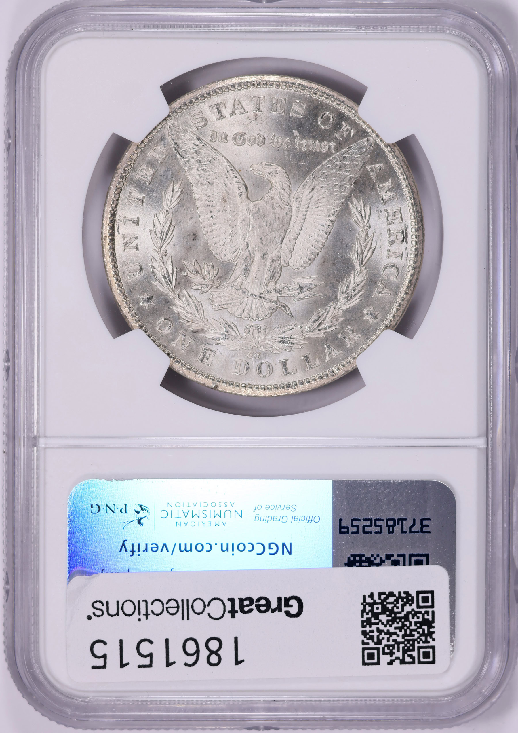 1880-CC Morgan Silver Dollar 8/7 Low 7 VAM-6 Top 100 NGC MS-66+ (Item 1861515 ...