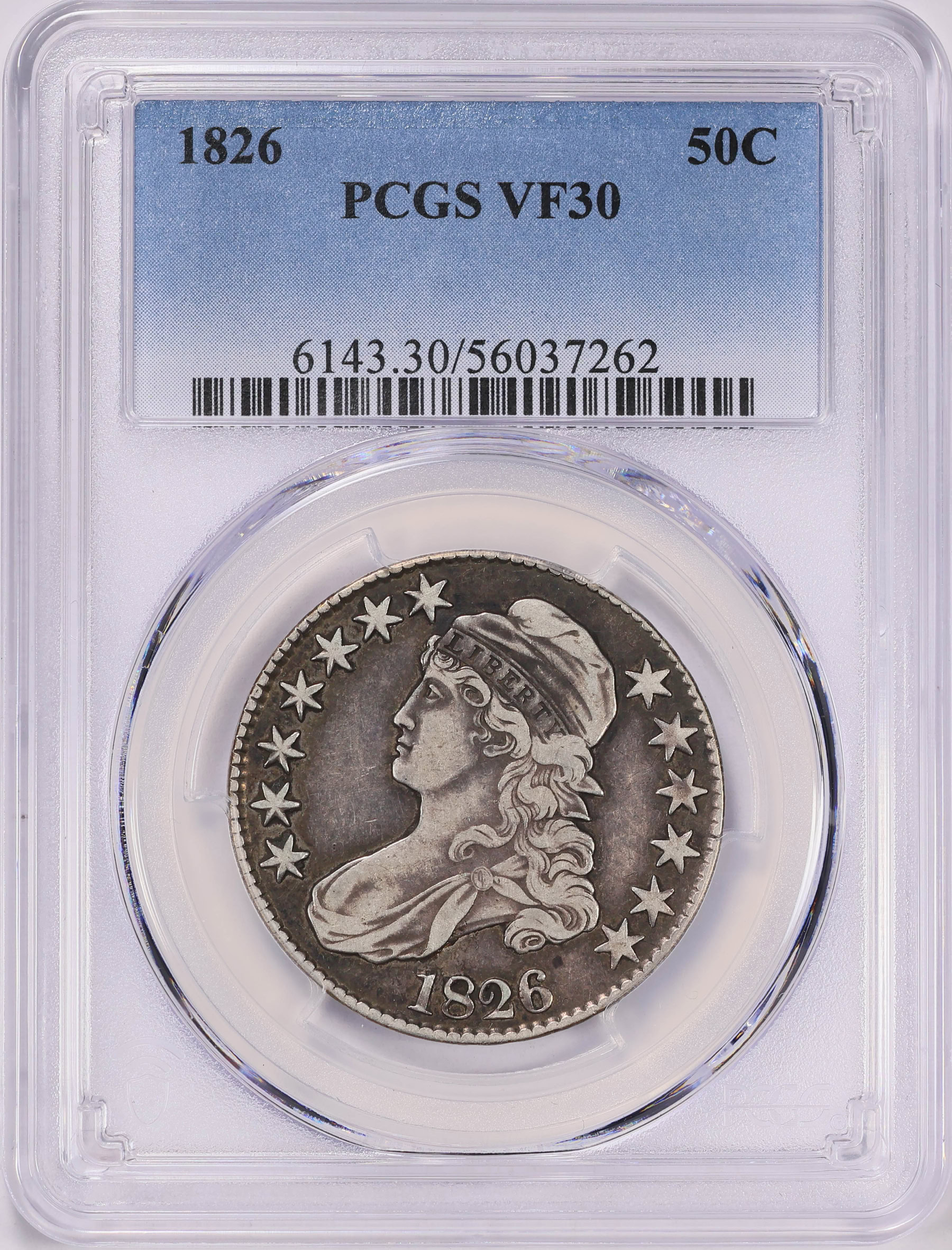 1826 Capped Bust Half Dollar PCGS VF-30 (Item 1861544) | GreatCollections Coin Auctions