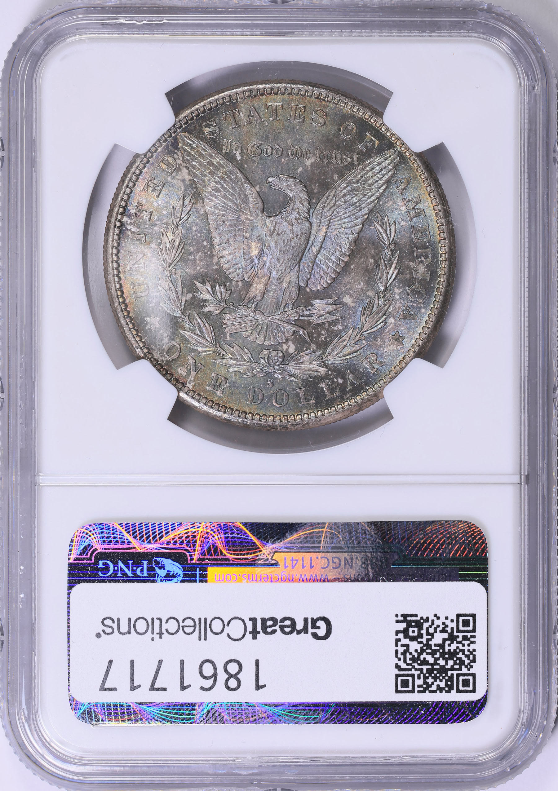 1881-S Morgan Silver Dollar NGC MS-66 (Toned) (Item 1861717) | GreatCollections Coin Auctions
