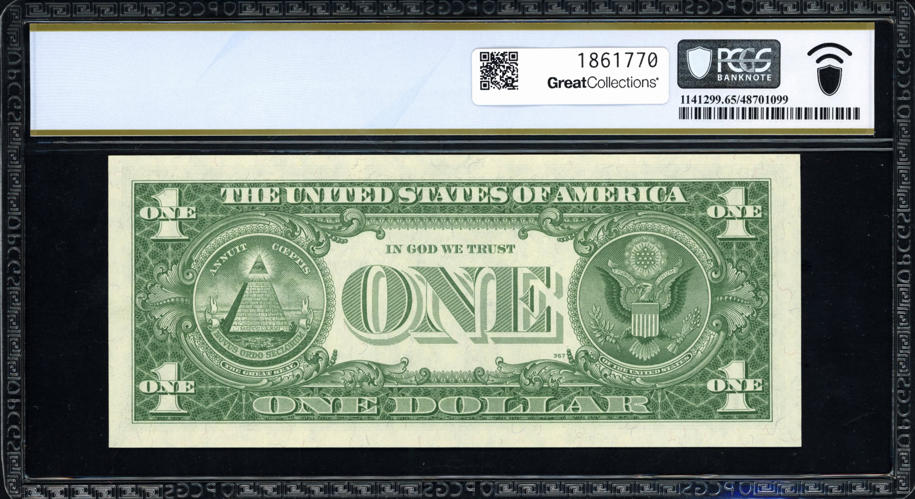 Fr. 1620 (CA Block) 1957A $1 Silver Certificate Note Smith / Dillon ...