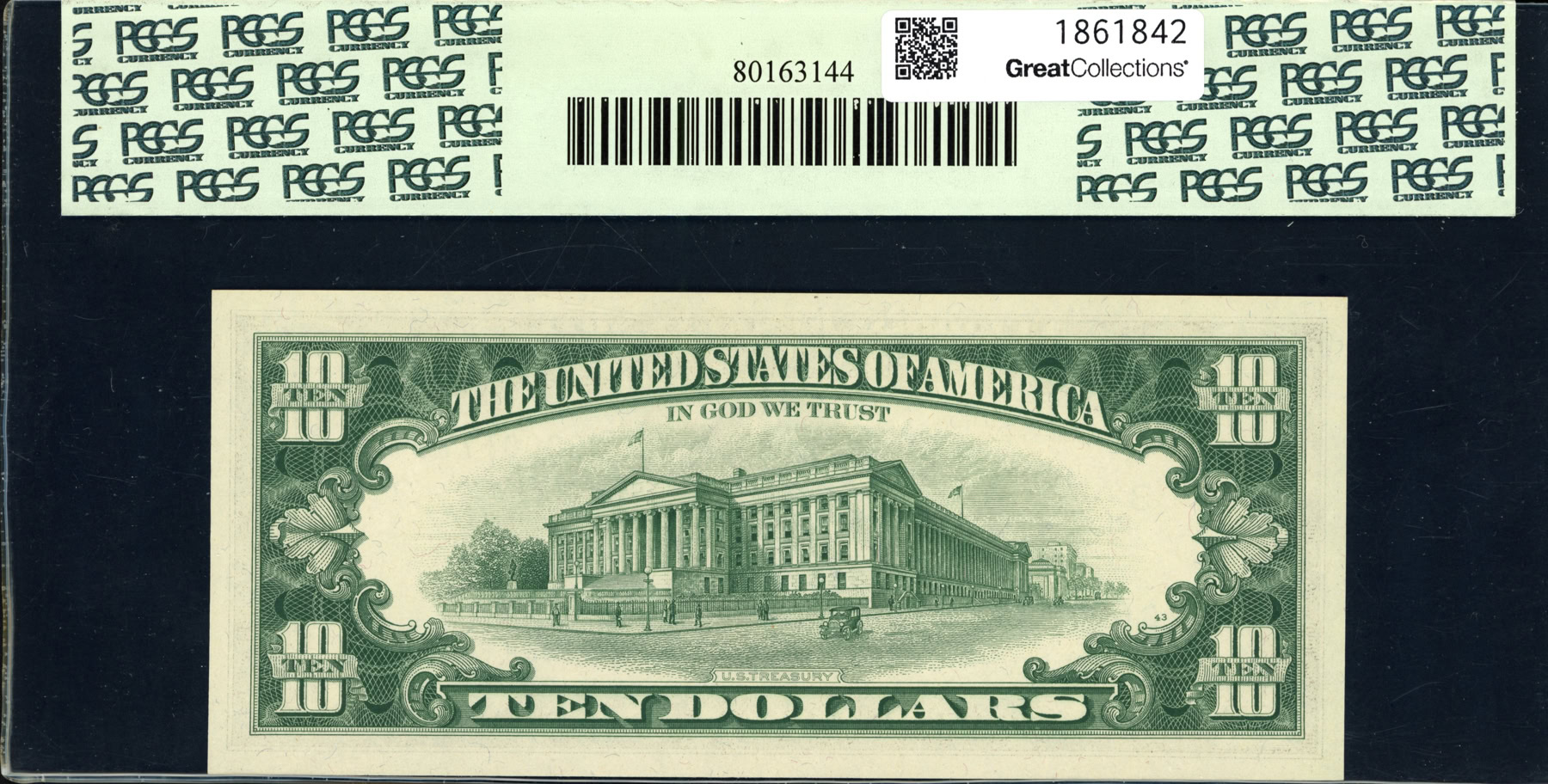 Fr. 2017-C (CB Block) 1963A $10 Philadelphia Federal Reserve Note *Very ...