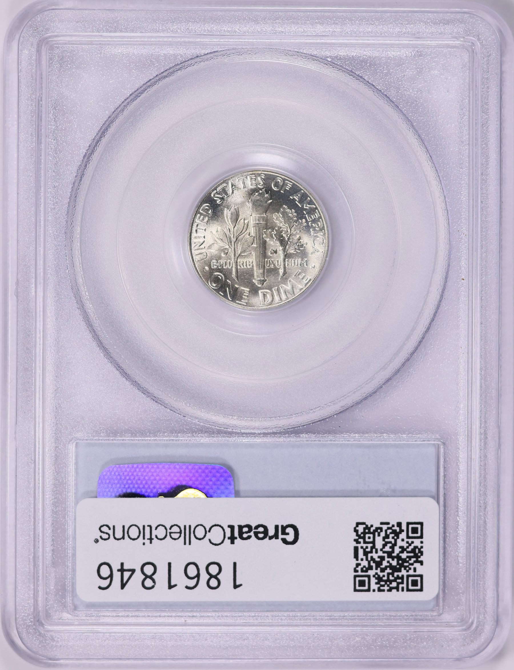 1957 Roosevelt Dime PCGS MS-66 FB (Item 1861846) | GreatCollections ...