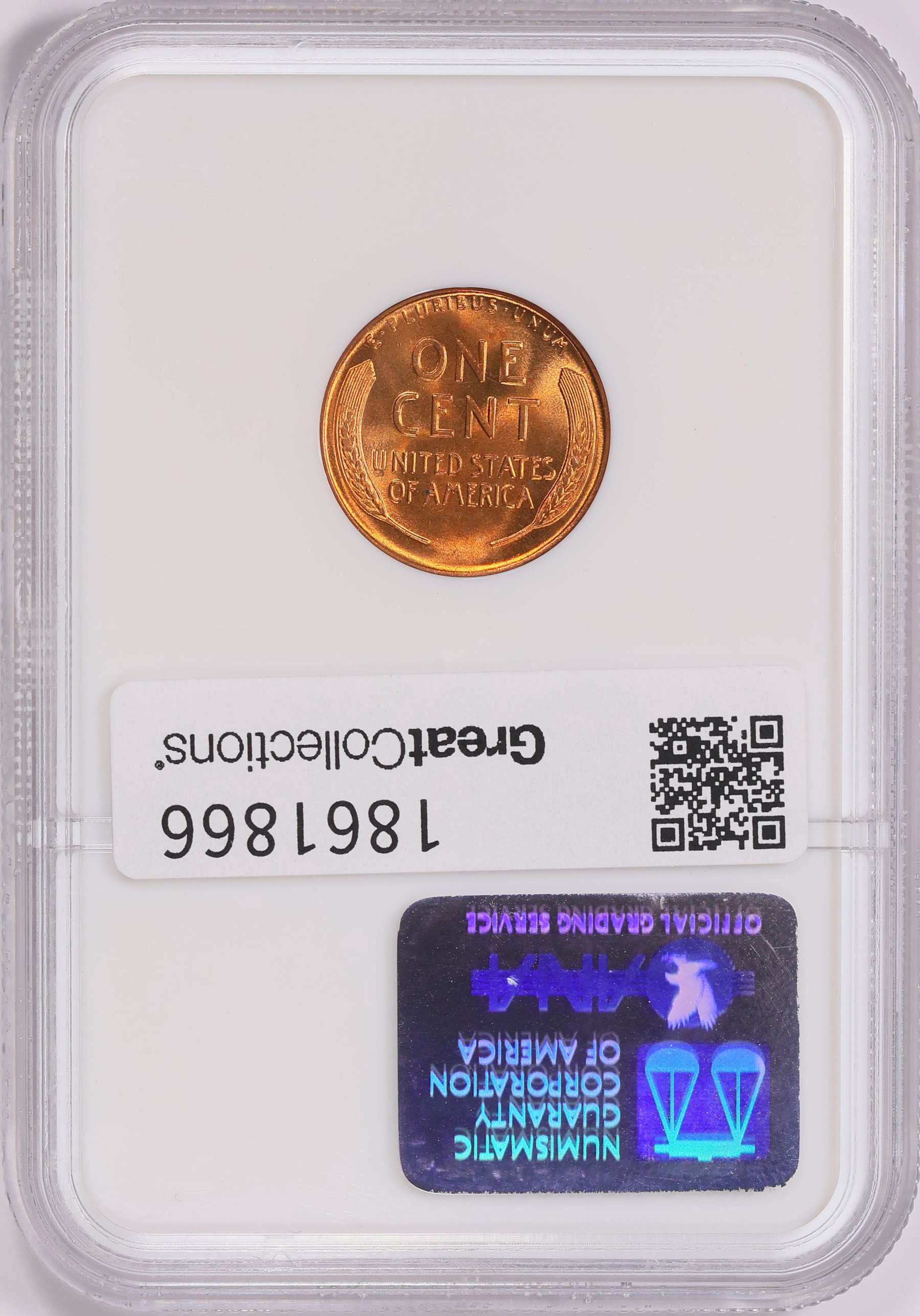 1937-D Lincoln Cent NGC MS-67 RD (Item 1861866) | GreatCollections Coin Auctions