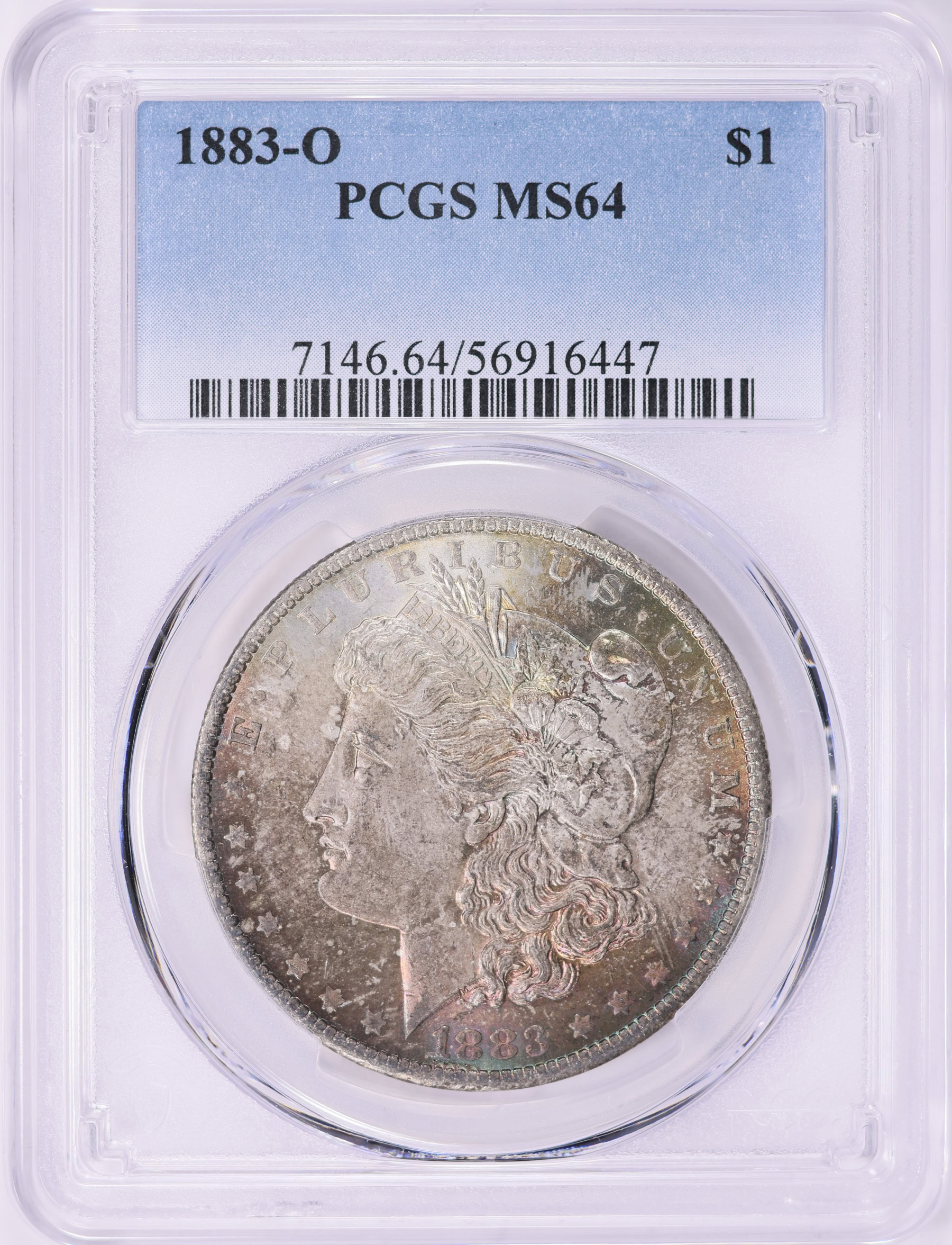 1883-O Morgan Silver Dollar PCGS MS-64 (Toned) (Item 1861925) | GreatCollections Coin Auctions