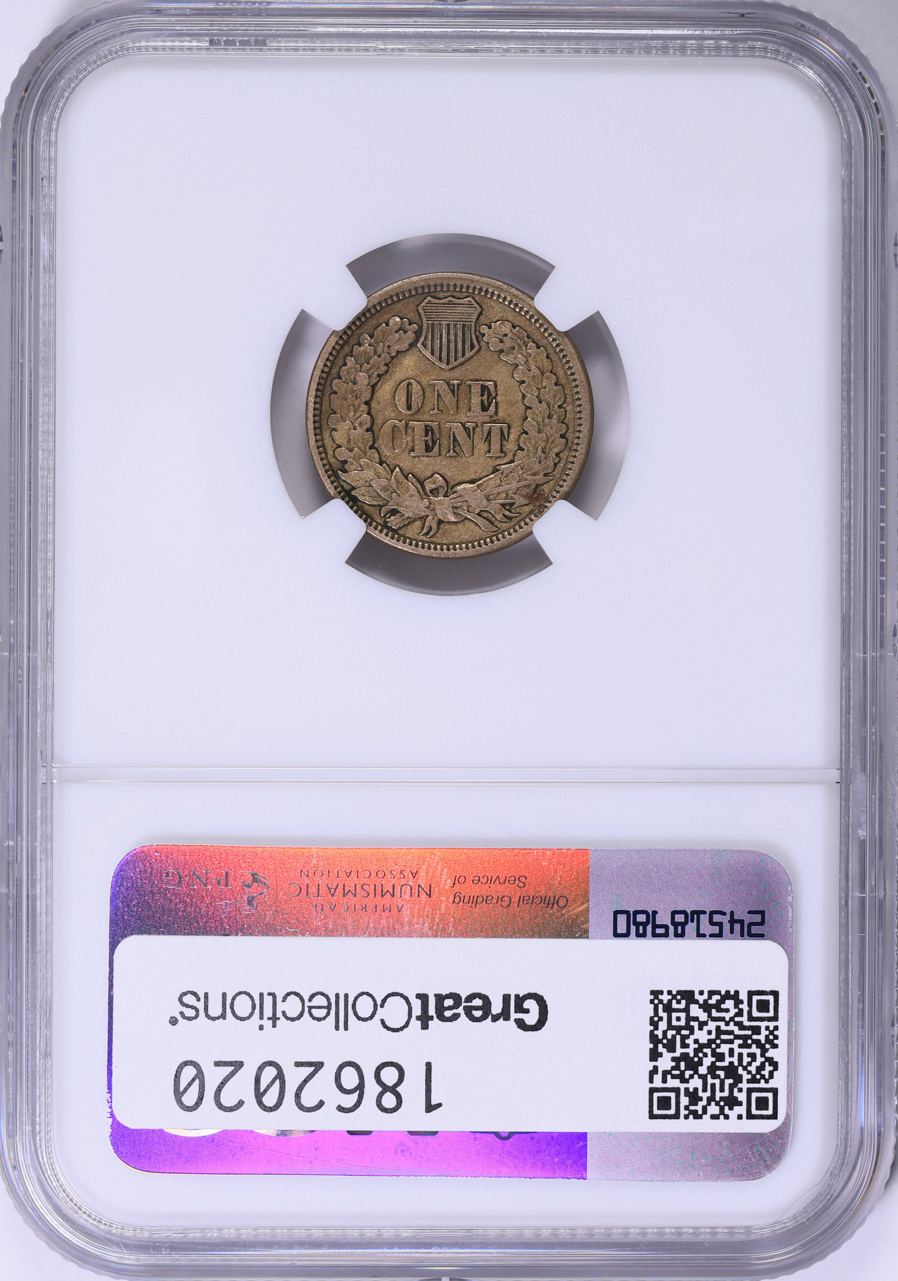 1863 Indian Cent NGC AU-50 (Item 1862020) | GreatCollections Coin Auctions