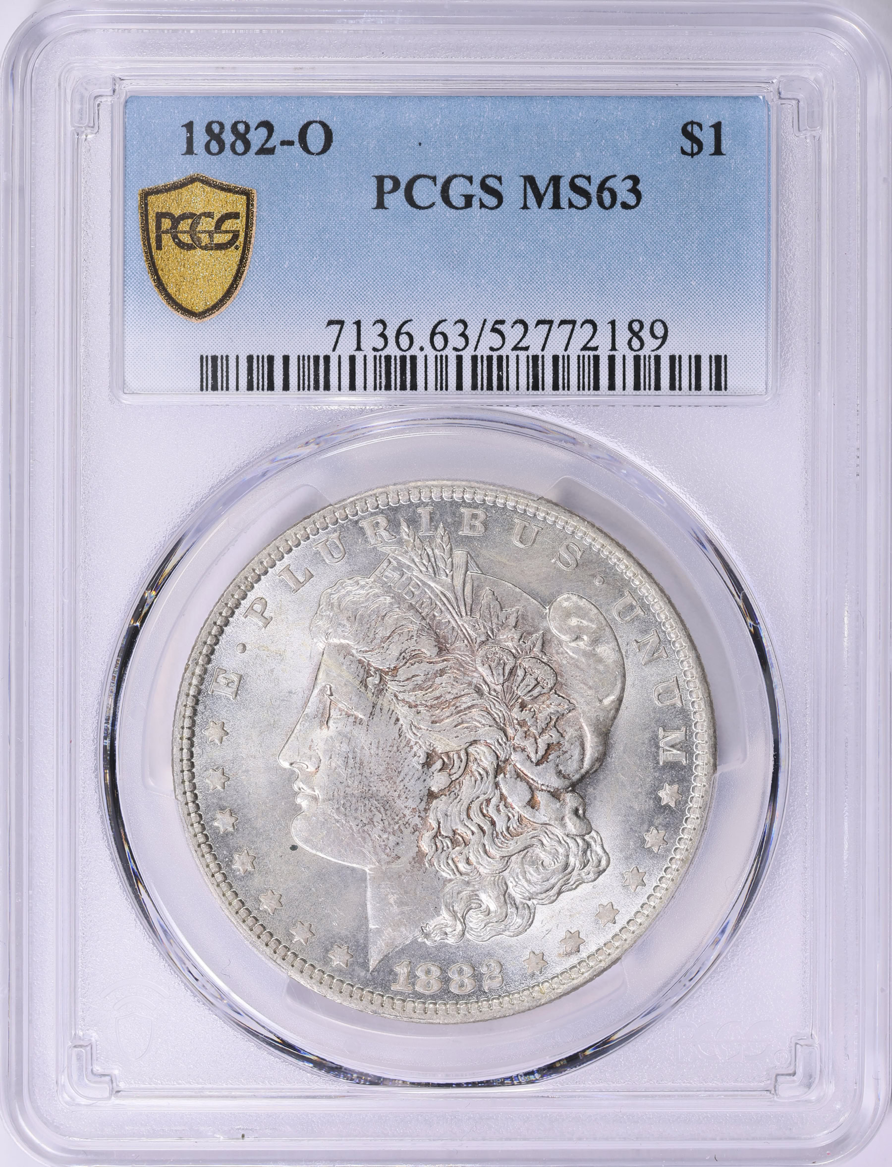 1882-O Morgan Silver Dollar PCGS MS-63 (Item 1862058) | GreatCollections Coin Auctions
