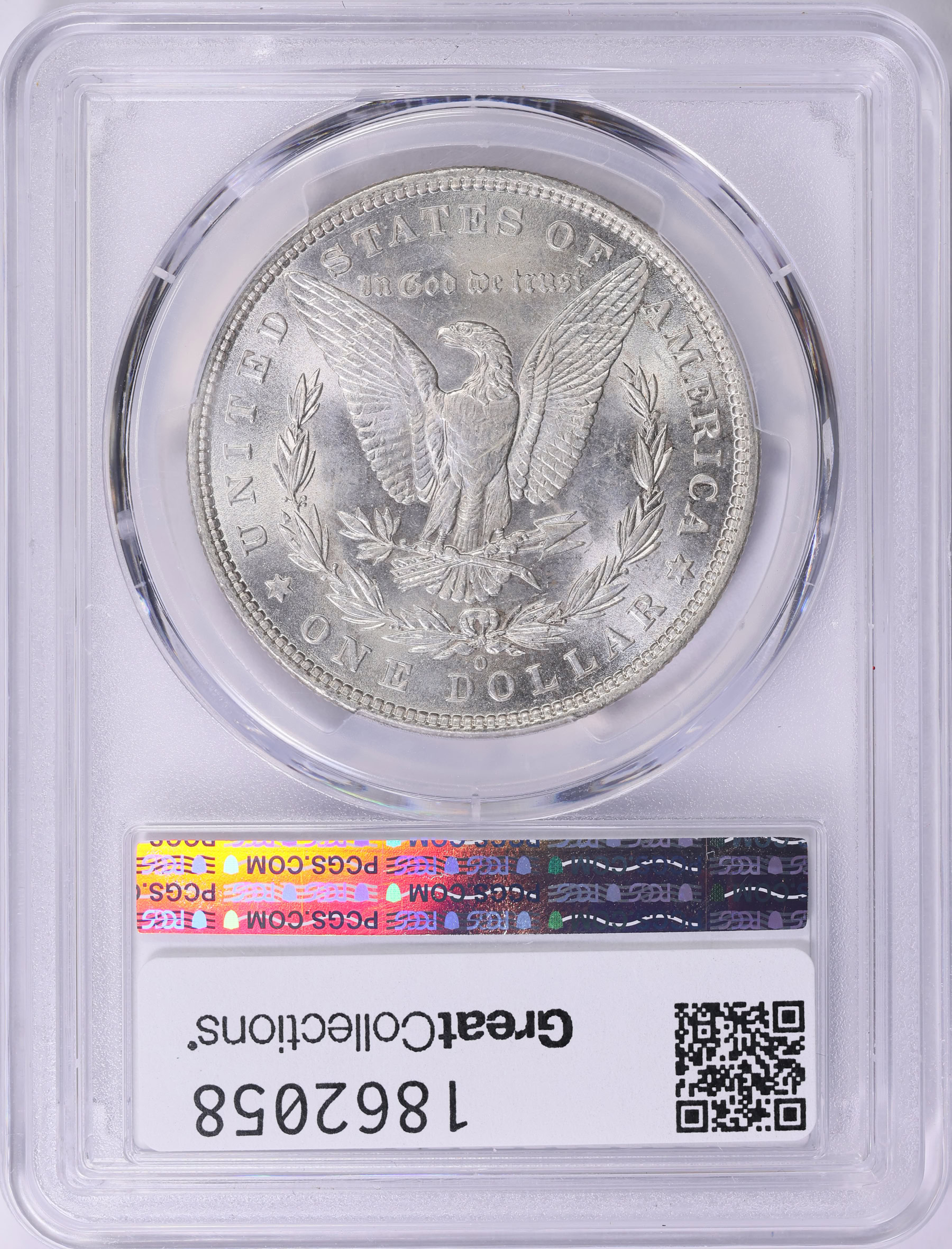 1882-O Morgan Silver Dollar PCGS MS-63 (Item 1862058) | GreatCollections Coin Auctions