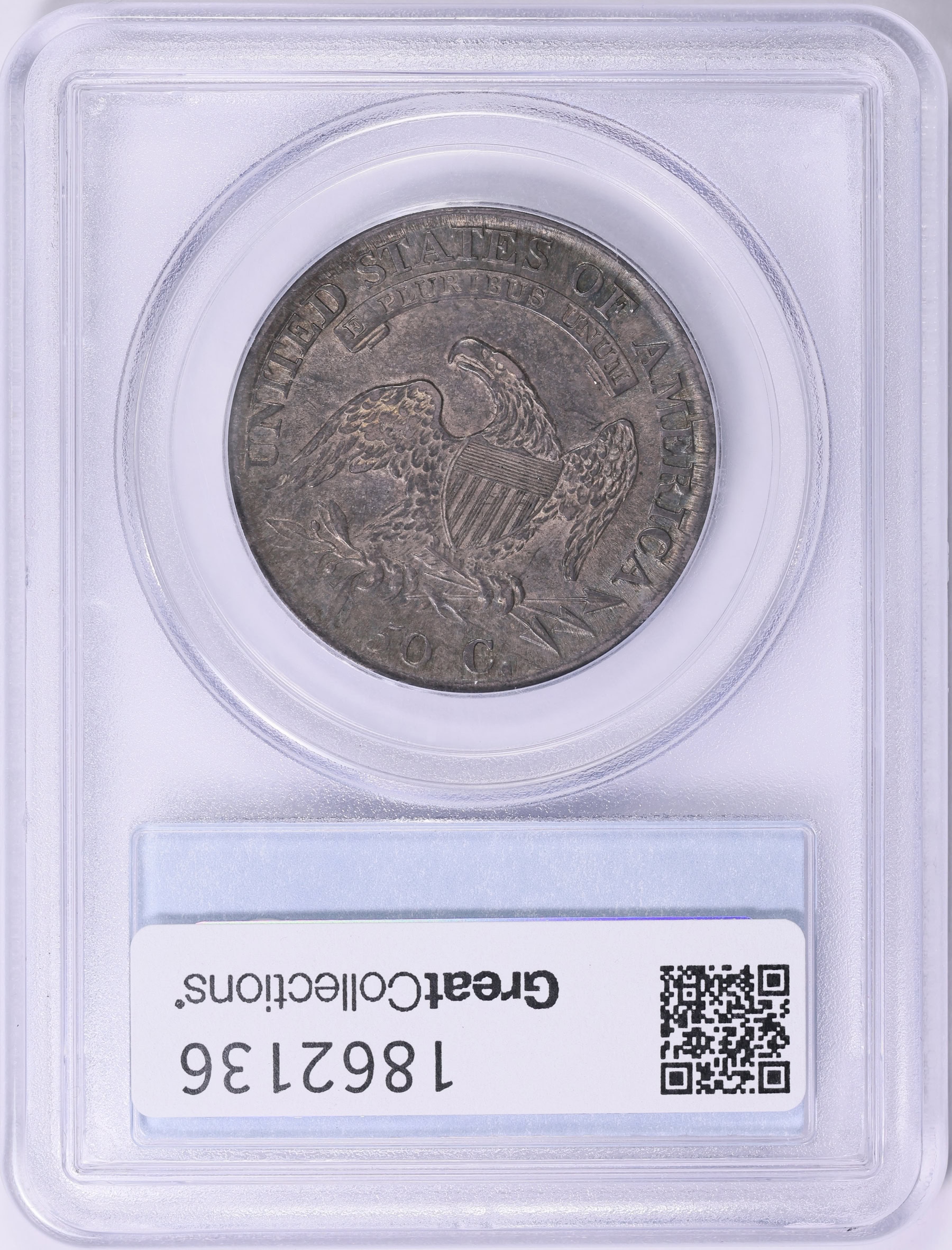 1811 Capped Bust Half Dollar Overton 111a PCGS AU-53 (Witham Collection ...