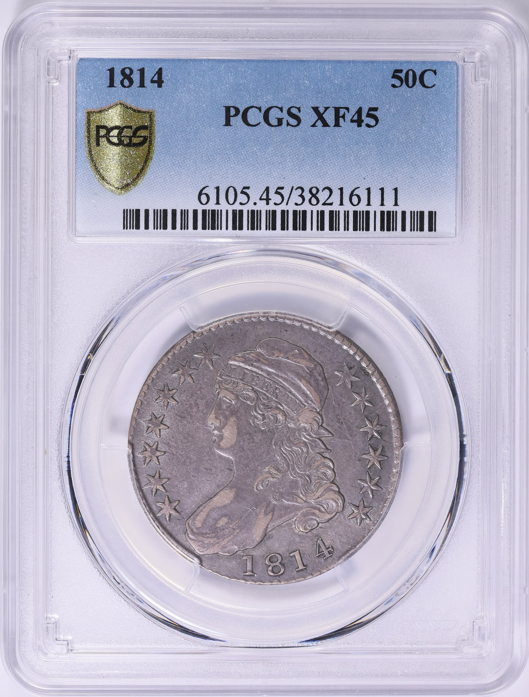 1814 Capped Bust Half Dollar PCGS XF-45 (Item 1862138 ...