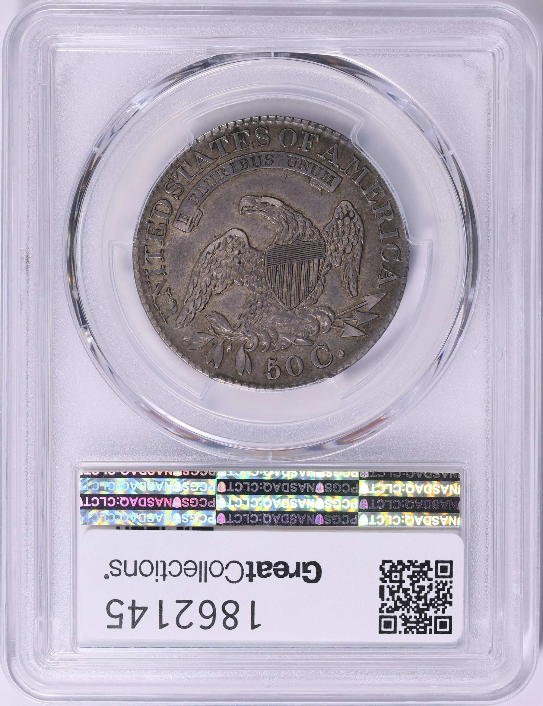 1827 Capped Bust Half Dollar Square Base 2 PCGS XF-45 (Item 1862145 ...