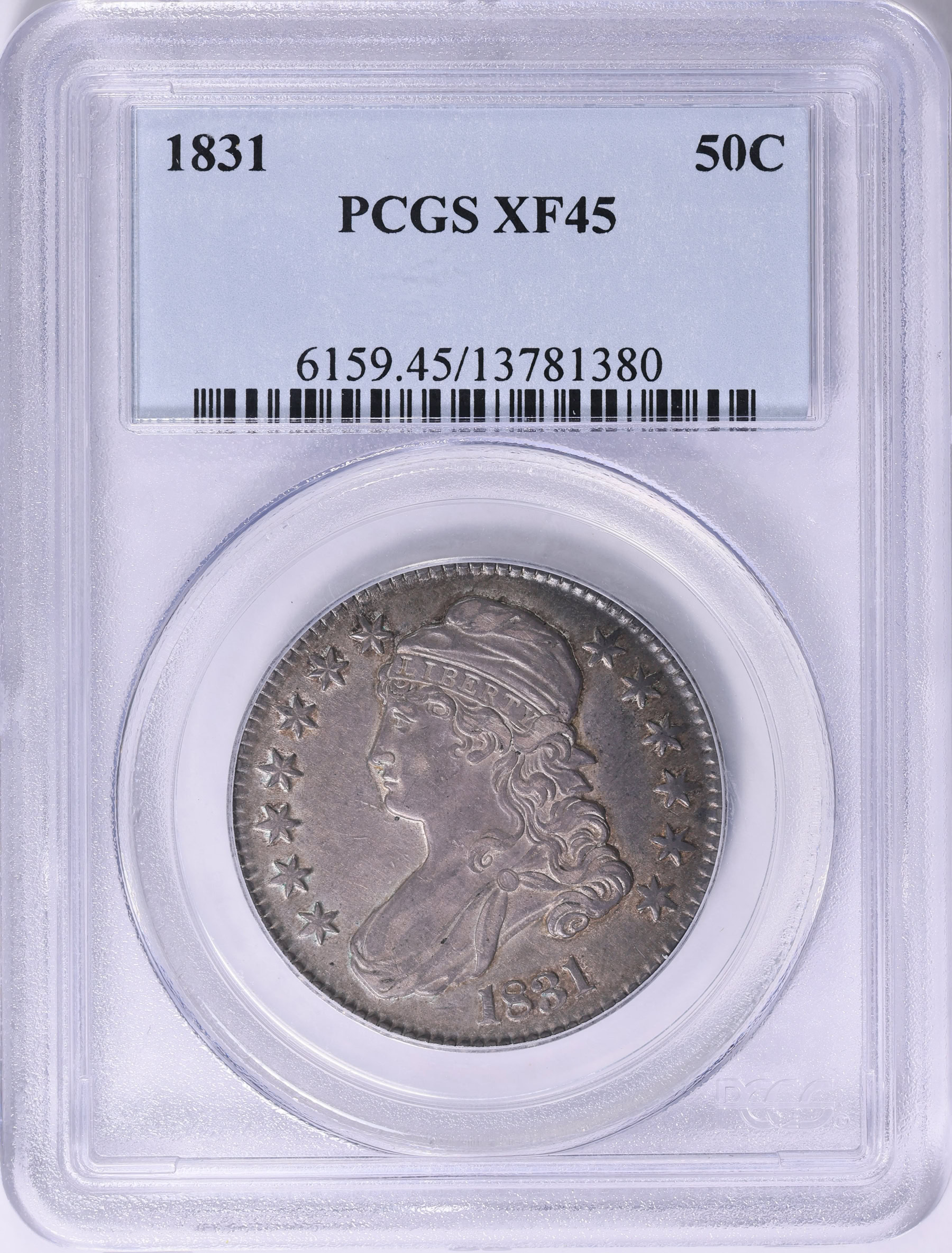 1831 Capped Bust Half Dollar PCGS XF-45 (Item 1862149) | GreatCollections Coin Auctions