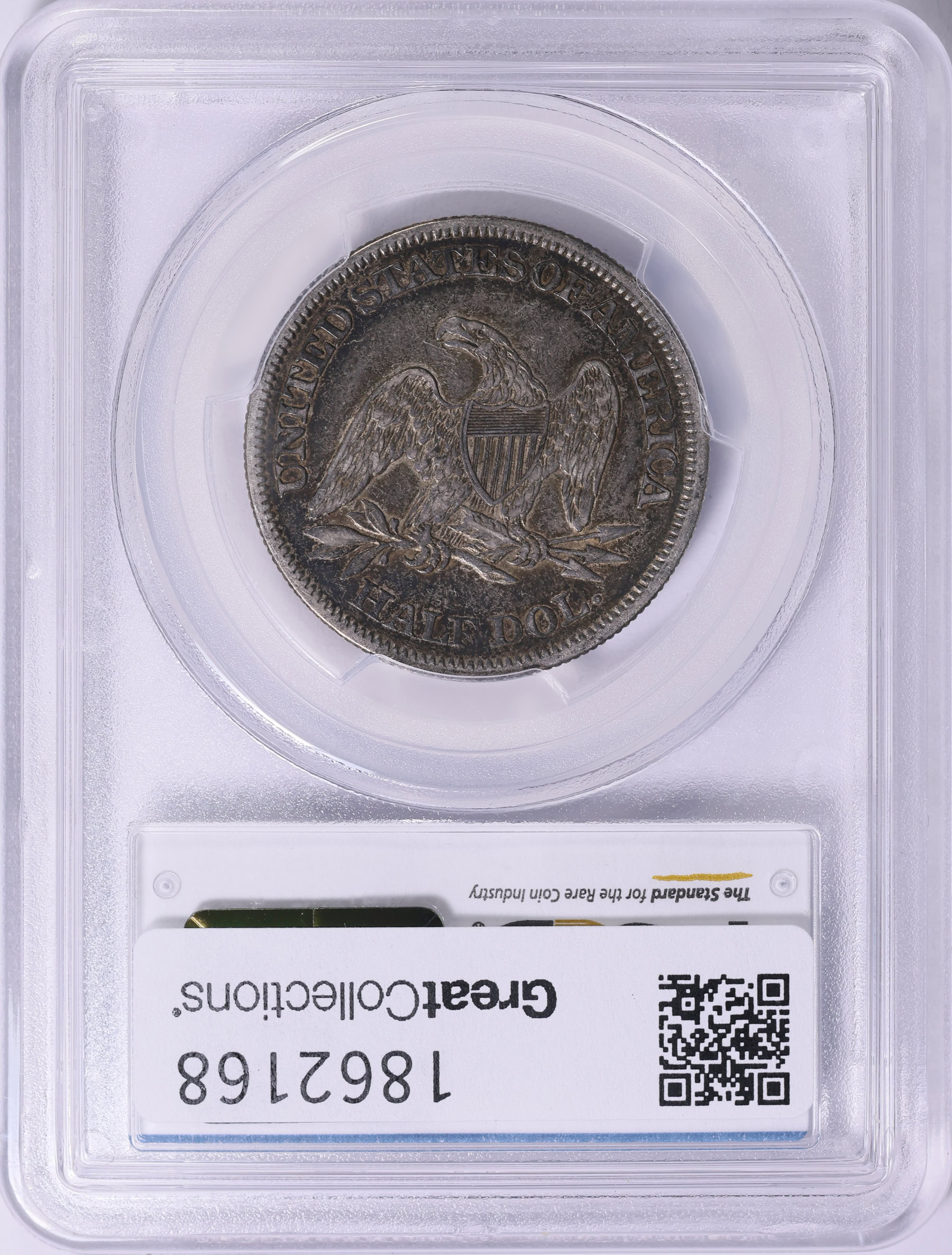 1859 Seated Liberty Half Dollar PCGS VF-35 (Item 1862168) | GreatCollections Coin Auctions
