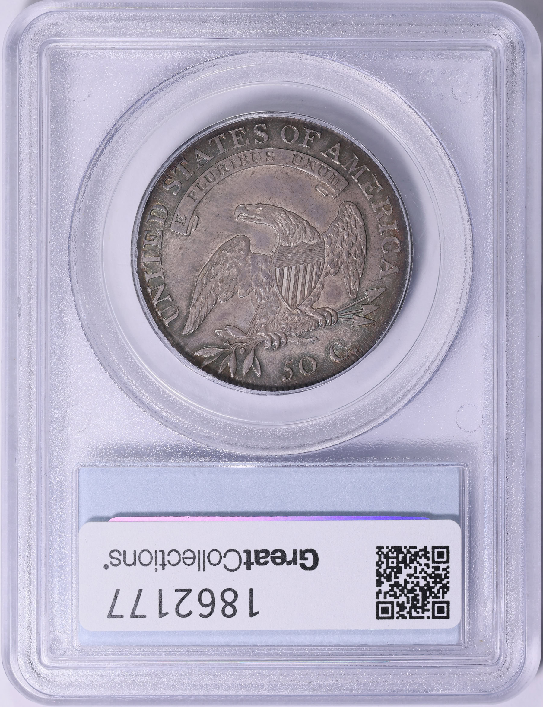 1808 Capped Bust Half Dollar PCGS AU-53 (Toned) (Item 1862177 ...