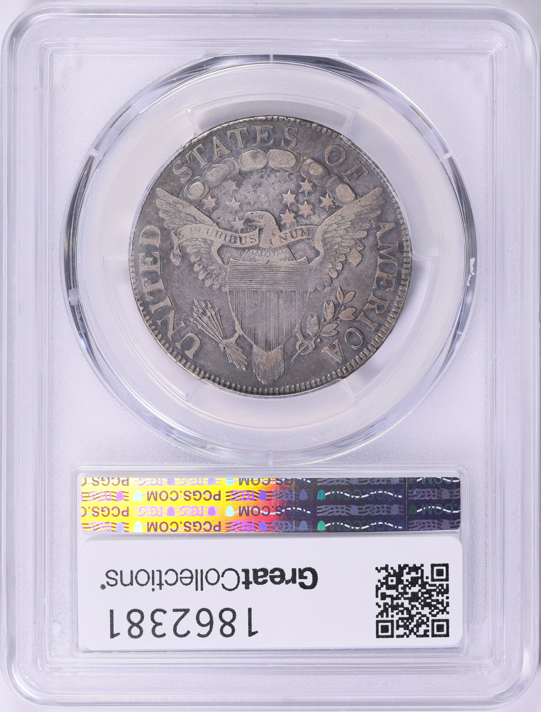 1805/4 Draped Bust Half Dollar PCGS Genuine VF Details (Item 1862381) | GreatCollections Coin ...