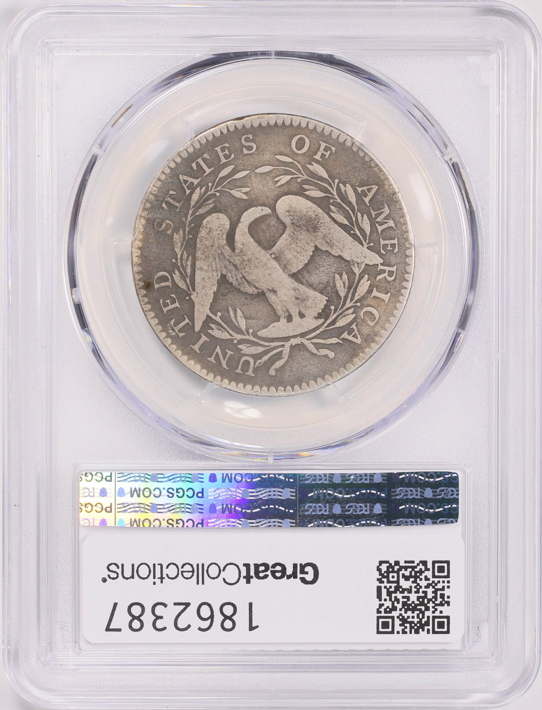 1795 Flowing Hair Half Dollar PCGS Genuine VG Details (Item 1862387) | GreatCollections Coin ...