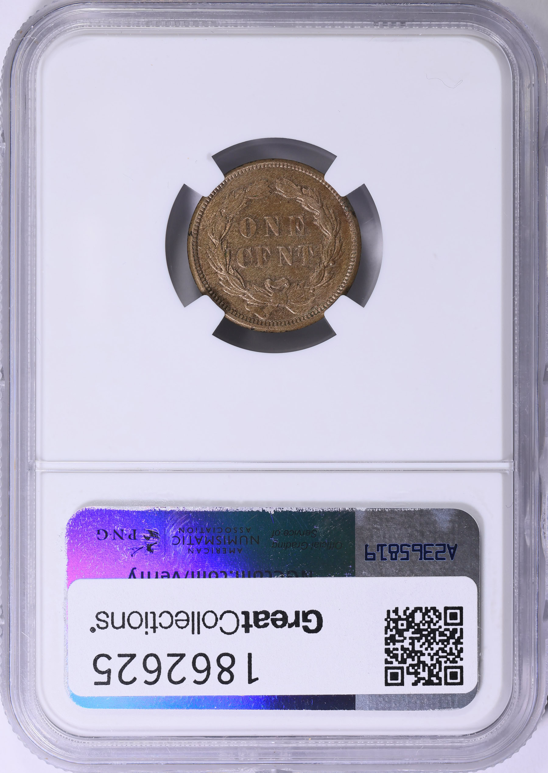 1859 Indian Cent NGC AU Details (Item 1862625) | GreatCollections Coin ...