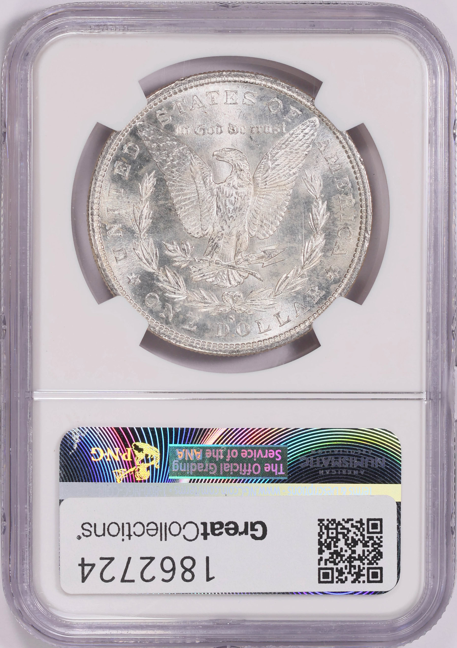 1882-S Morgan Silver Dollar NGC MS-66 (Item 1862724) | GreatCollections Coin Auctions