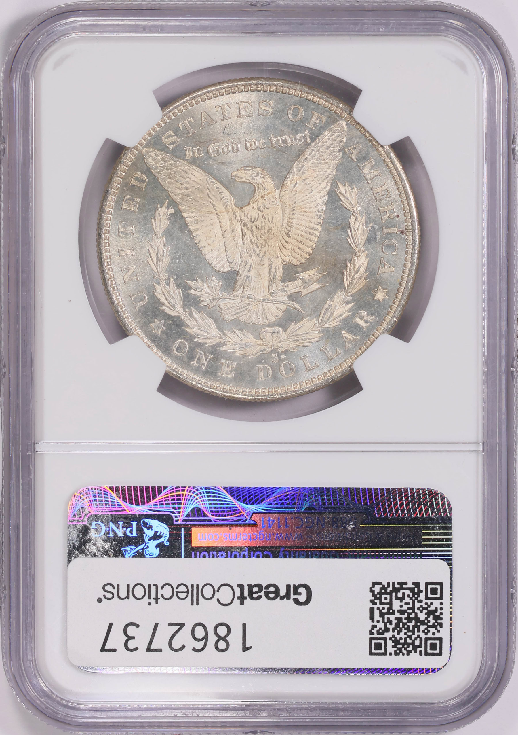 1880-S Morgan Silver Dollar NGC MS-63 PL (Item 1862737) | GreatCollections Coin Auctions