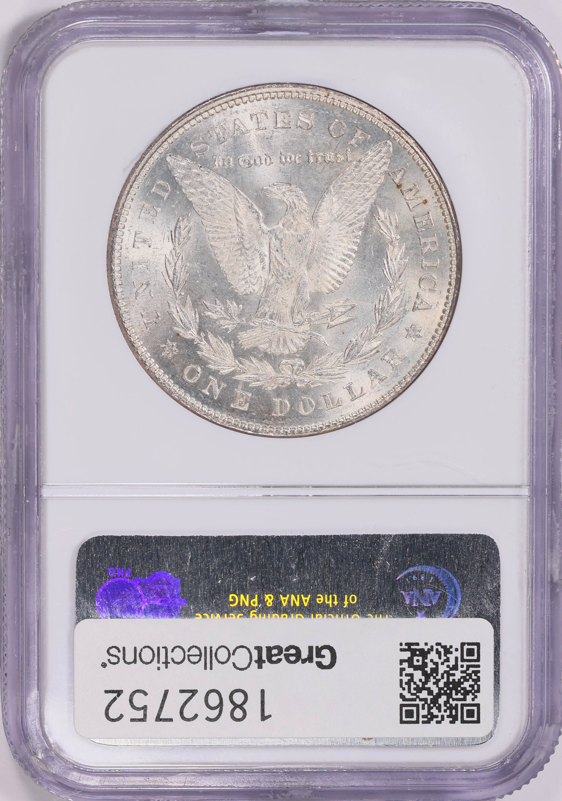 1878 7TF Morgan Silver Dollar B1-Reverse VAM-82 Disconnected Leaf NGC ...