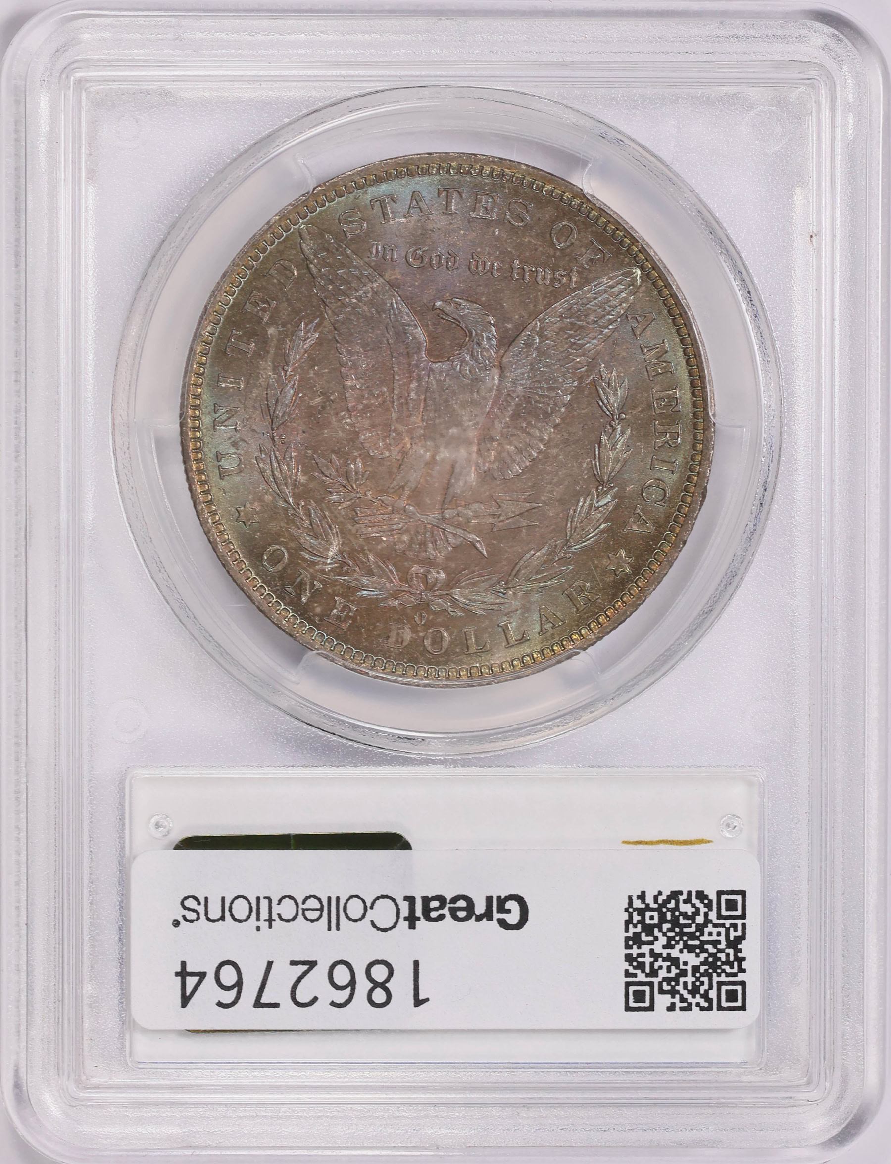 1882-O Morgan Silver Dollar PCGS MS-64+ (Toned) (Item 1862764) | GreatCollections Coin Auctions