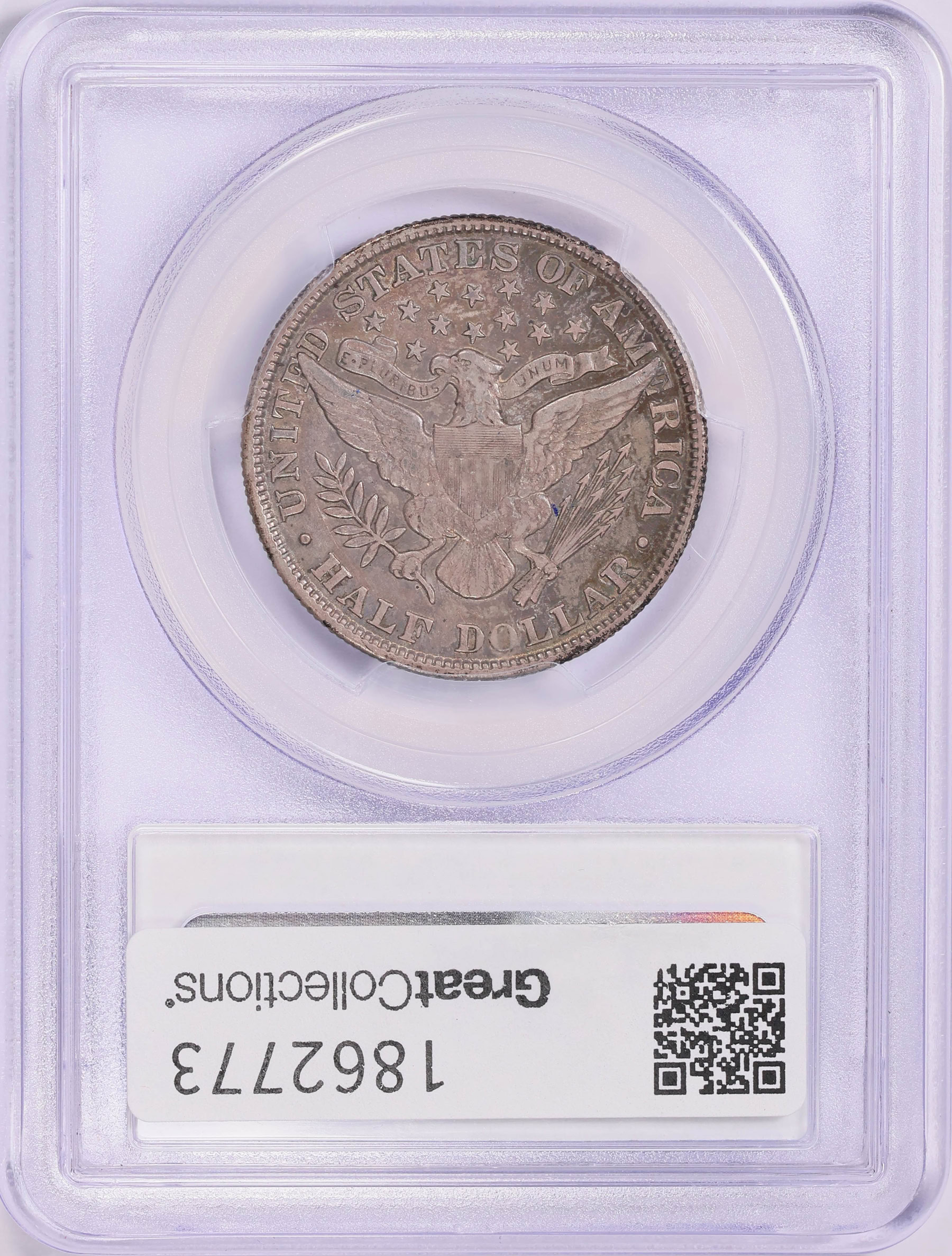 1901 Barber Half Dollar PCGS XF-40 (Toned) (Item 1862773) | GreatCollections Coin Auctions