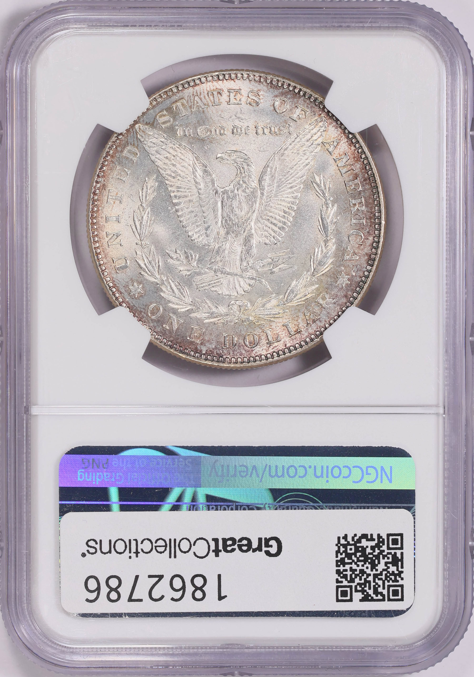 1878 Morgan Silver Dollar 7/8 Tailfeathers, Strong NGC MS-62 (Item 1862786) | GreatCollections ...