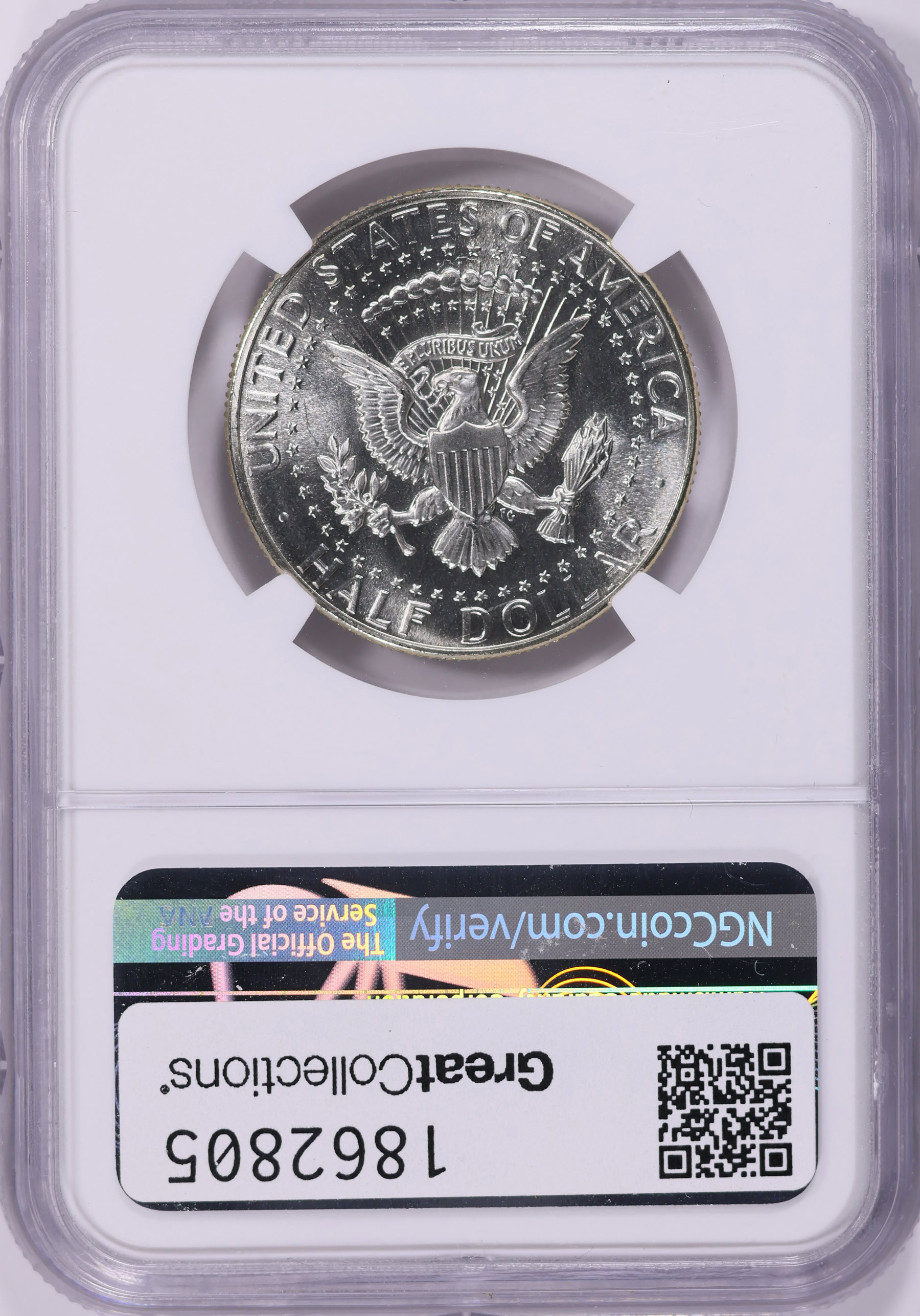 1966 Kennedy Half Dollar SMS NGC MS-67 (Item 1862805) | GreatCollections Coin Auctions