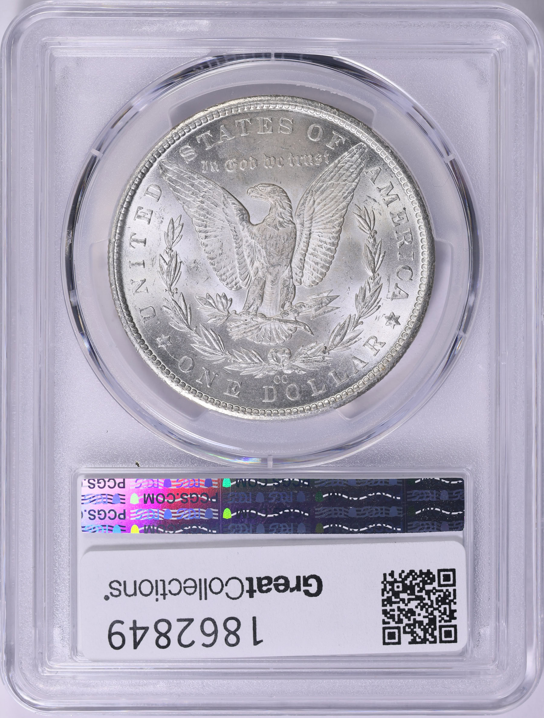 1884-CC Morgan Silver Dollar PCGS MS-63 (Item 1862849) | GreatCollections Coin Auctions