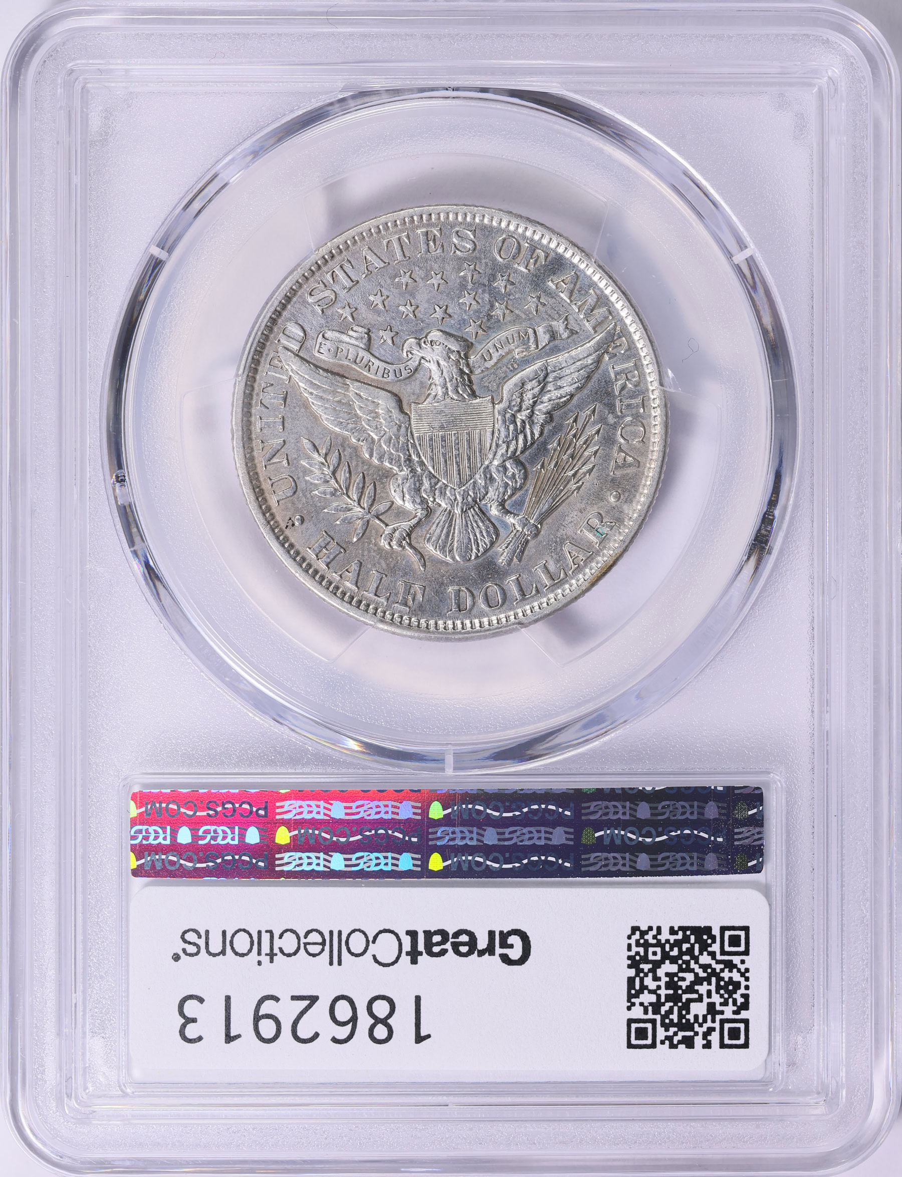 1901 Barber Half Dollar PCGS Genuine AU Details (Item 1862913) | GreatCollections Coin Auctions