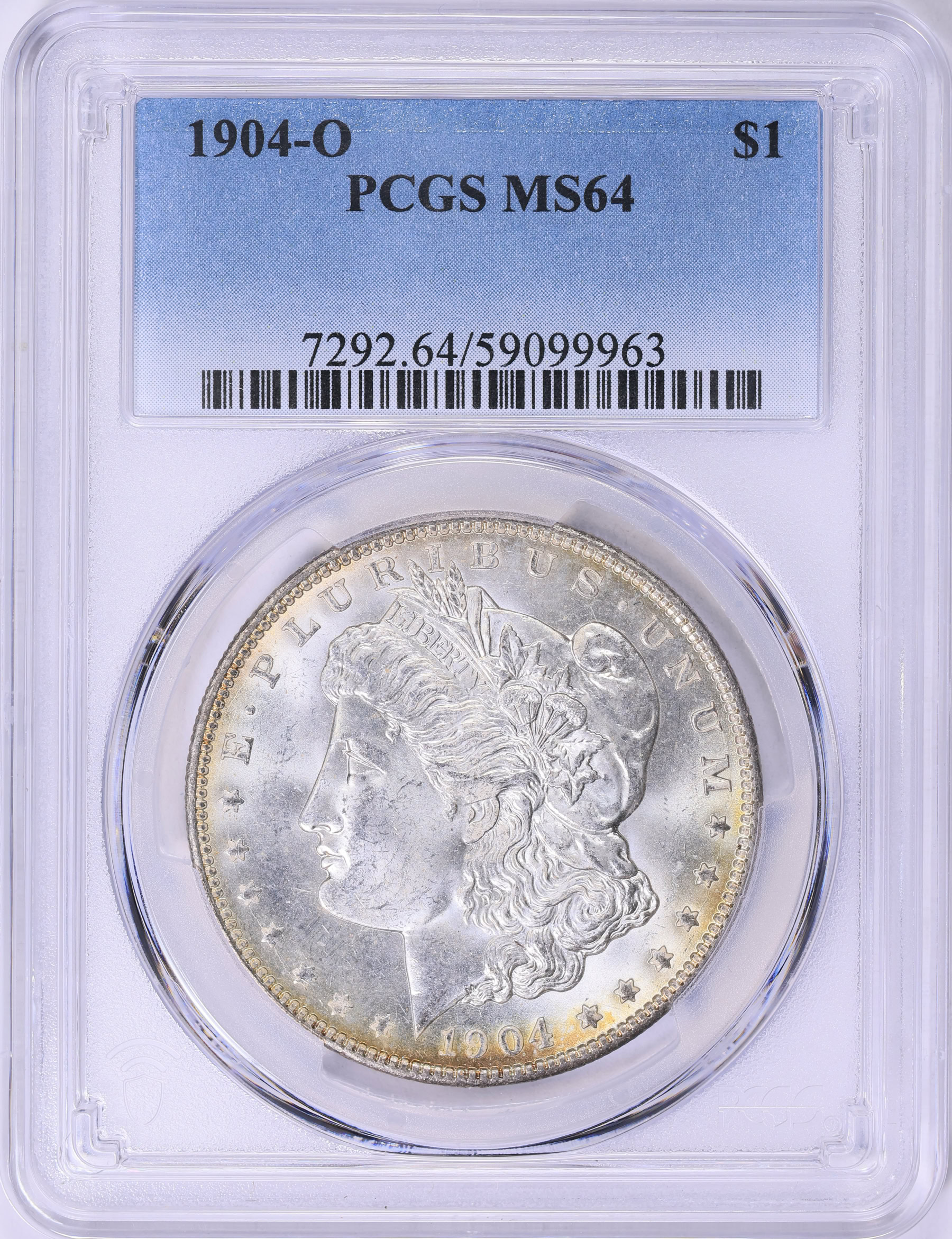 1904-O Morgan Silver Dollar PCGS MS-64 (Toned) (Item 1862925) | GreatCollections Coin Auctions