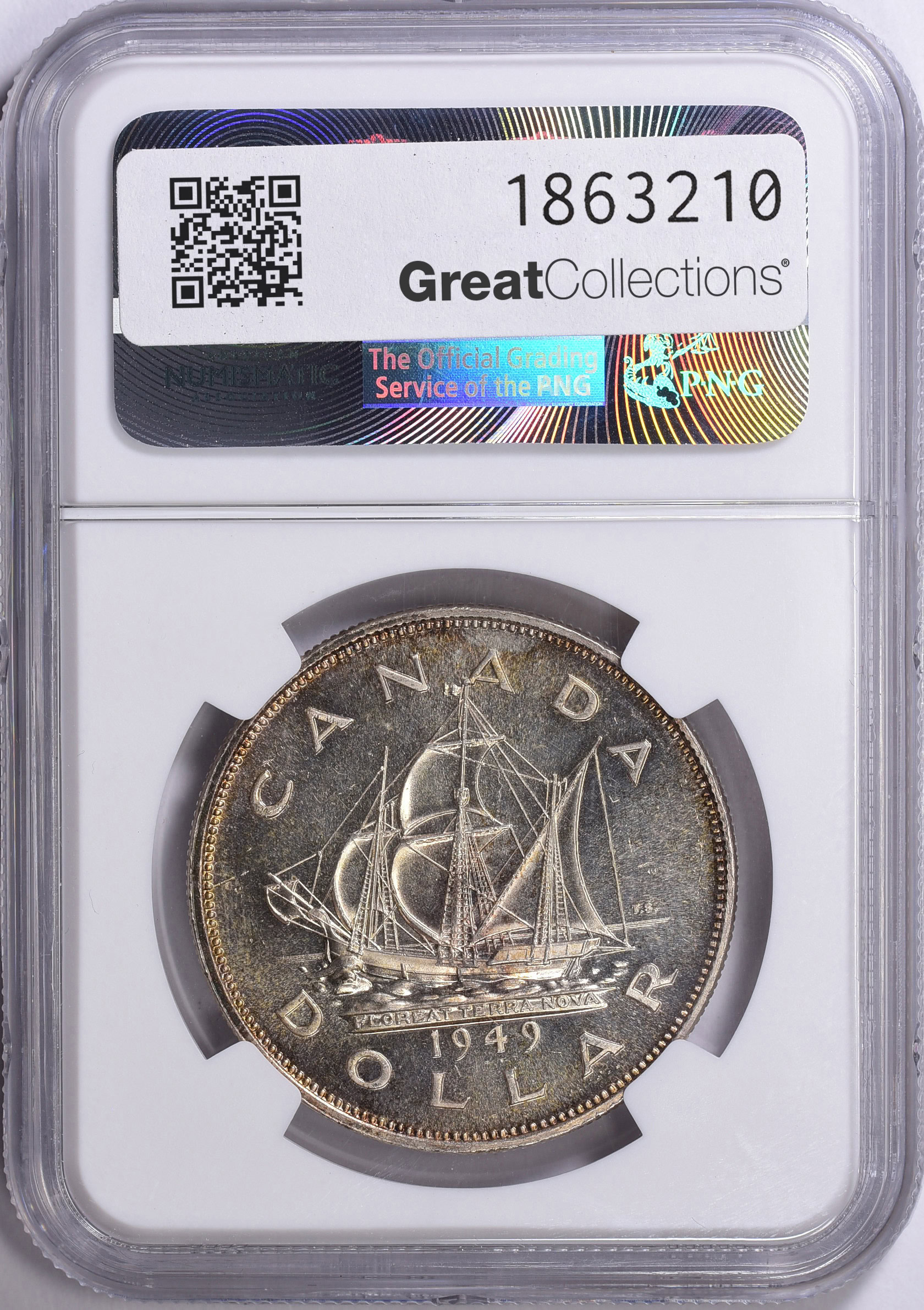 Canada 1949 Silver Dollar Newfoundland KM-47 NGC MS-63 (Item 1863210 ...