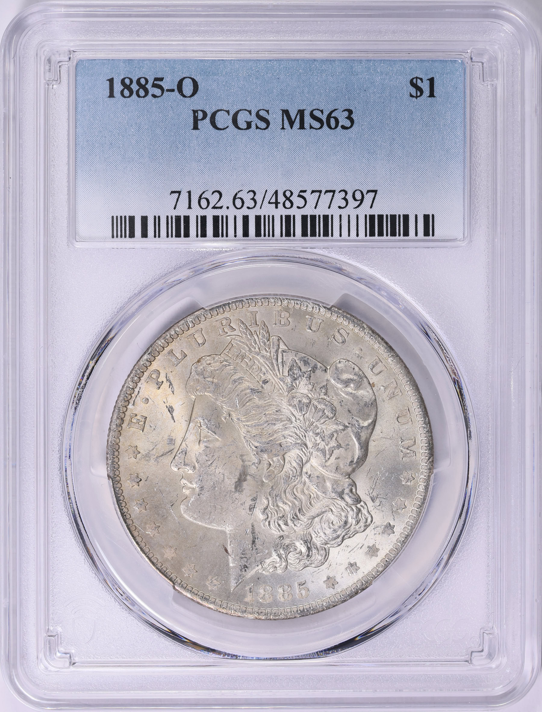 1885-O Morgan Silver Dollar PCGS MS-63 (Item 1863348) | GreatCollections Coin Auctions