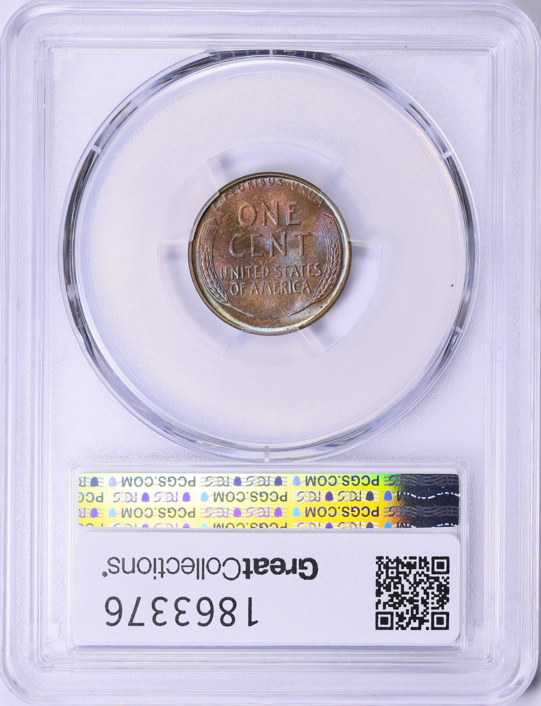 1942-D Lincoln Cent PCGS MS-65 BN (Toned) (Item 1863376) | GreatCollections Coin Auctions