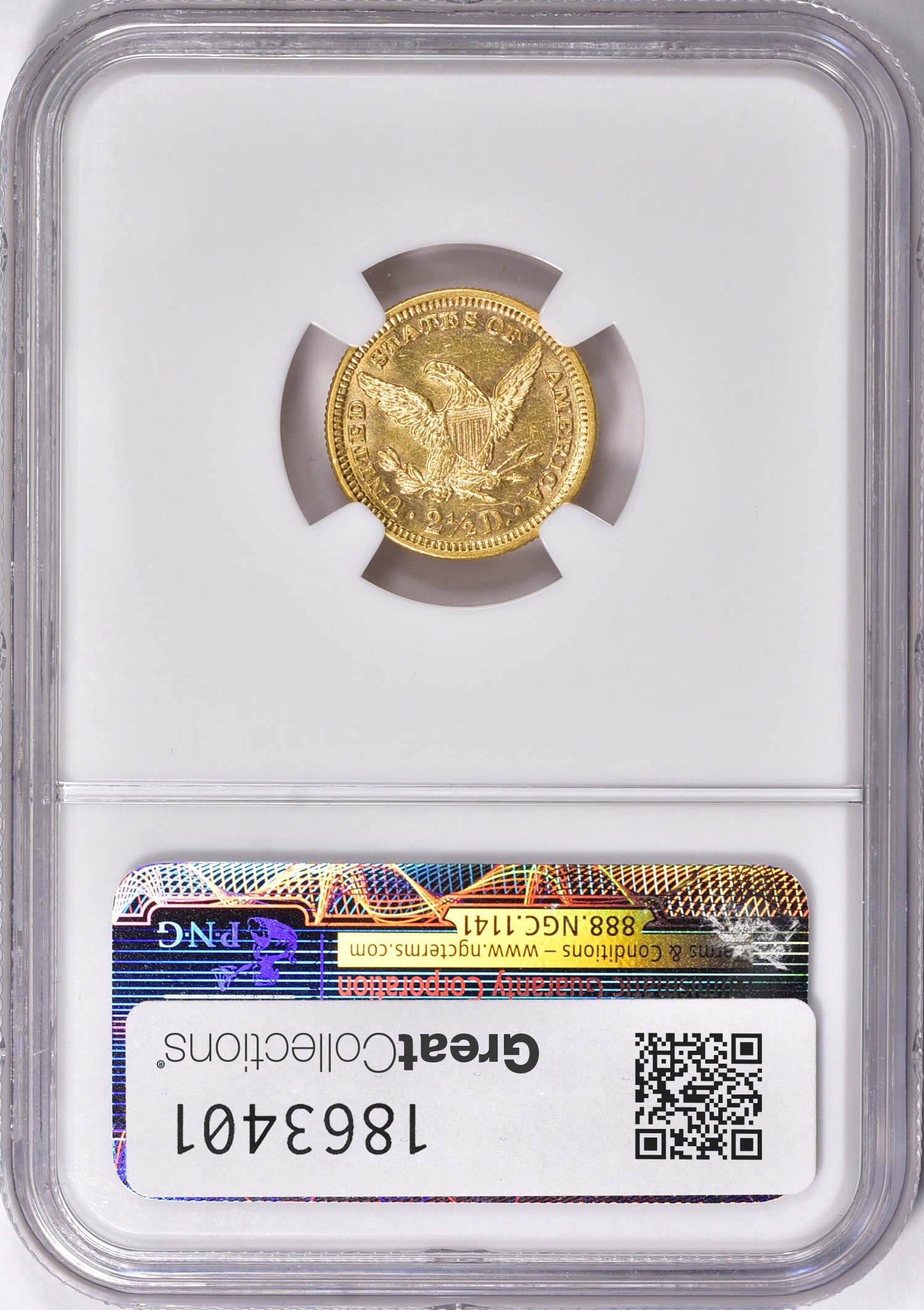 1888 Liberty Gold Quarter Eagle NGC MS-61 (Item 1863401) | GreatCollections Coin Auctions