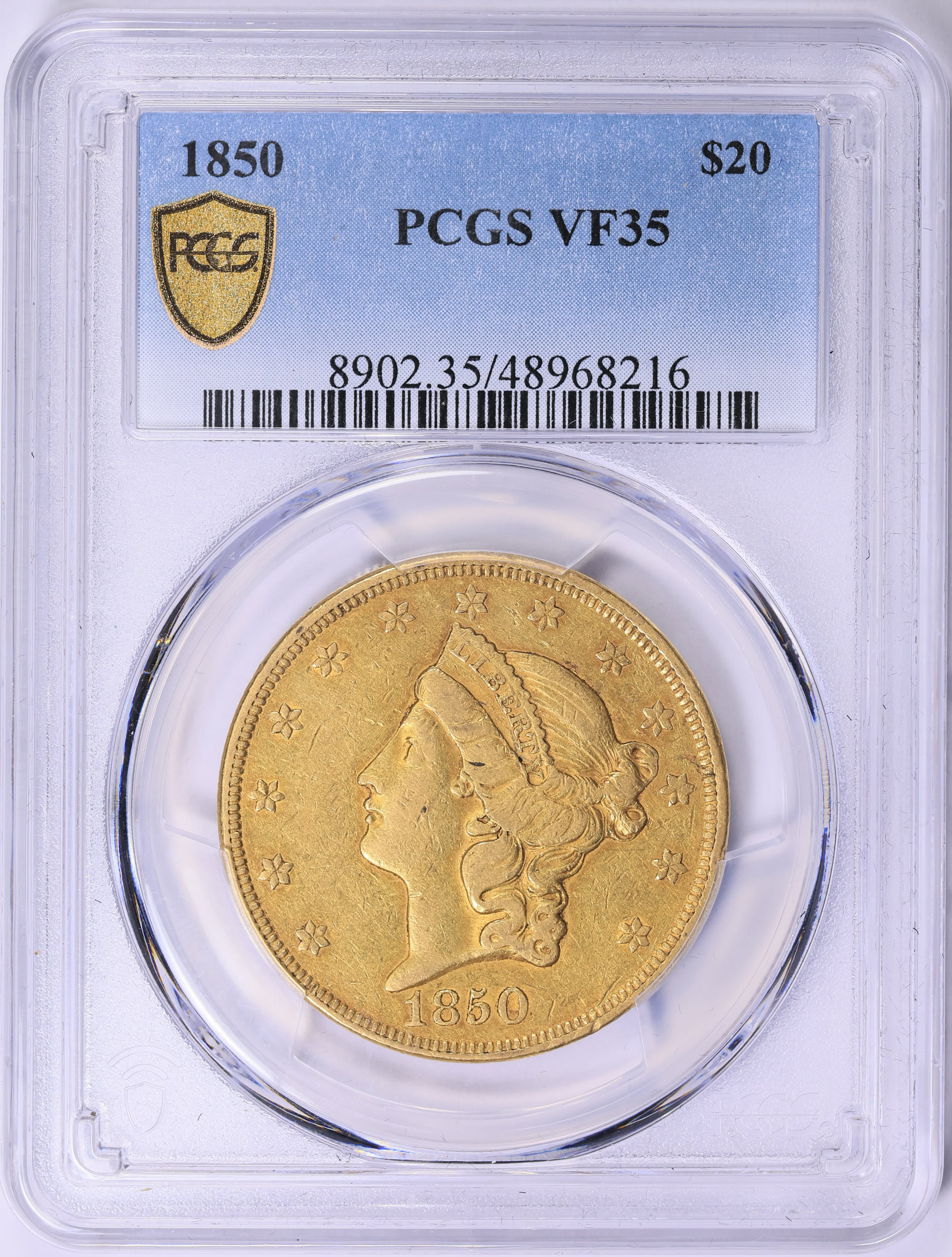 1850 Liberty Gold Double Eagle PCGS VF-35 (Item 1863453 ...