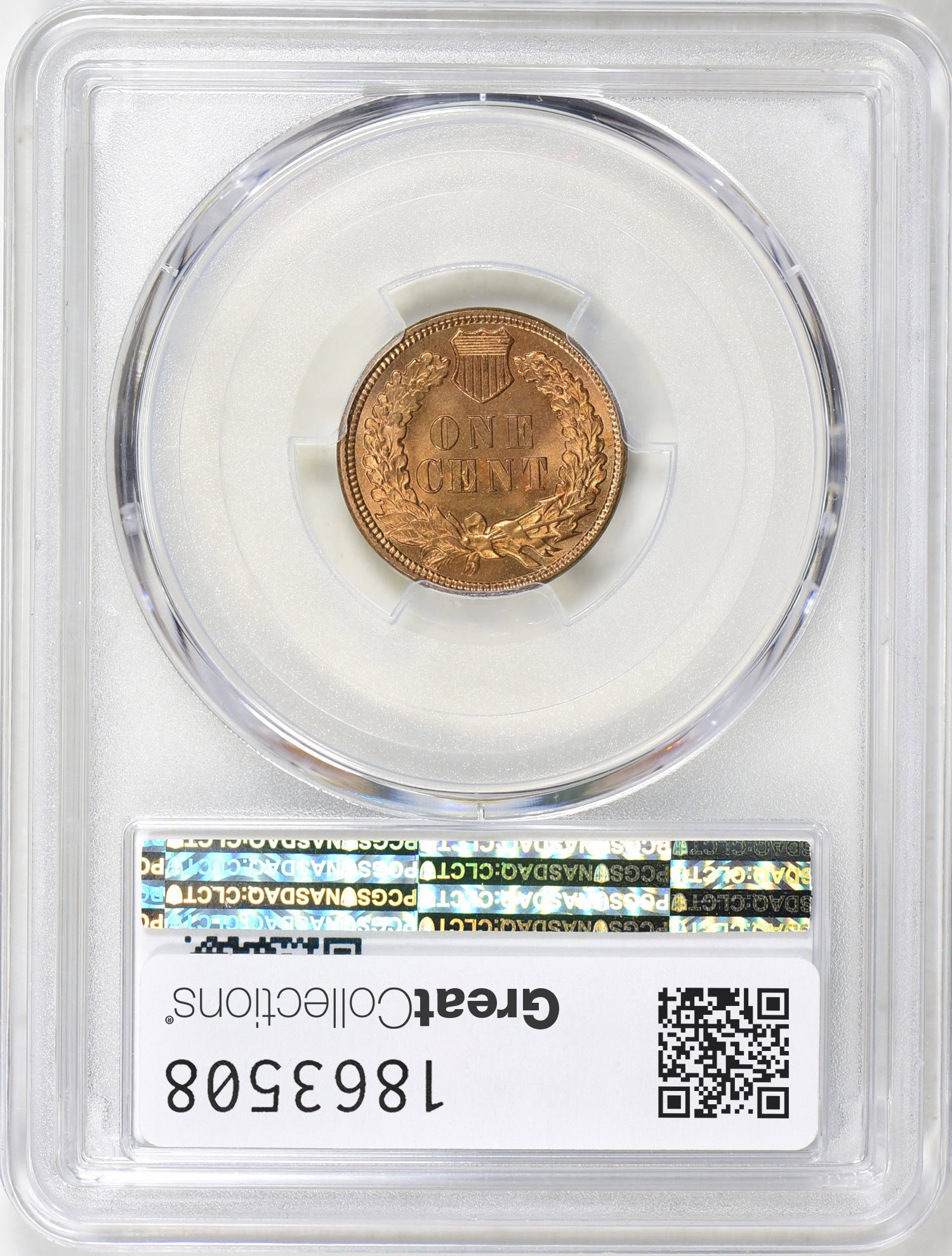 1898 Indian Cent PCGS MS-66+ RD (CAC Green) (Item 1863508) | GreatCollections Coin Auctions
