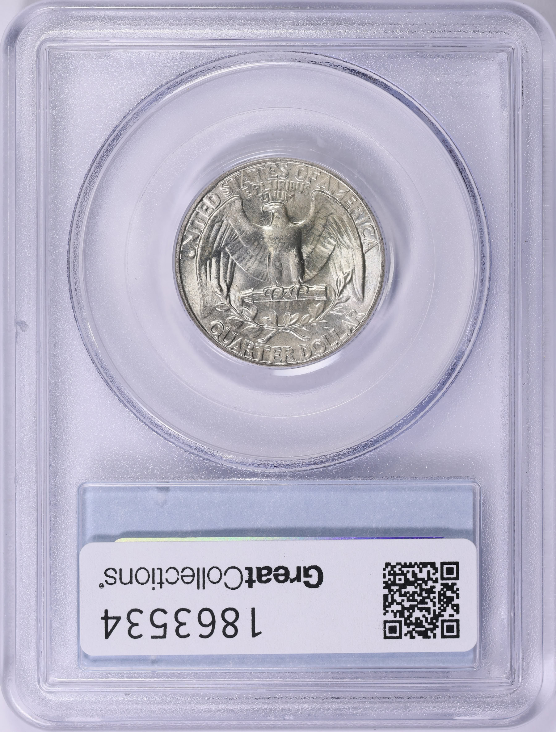 1940 Washington Quarter PCGS MS-66 (Item 1863534) | GreatCollections Coin Auctions