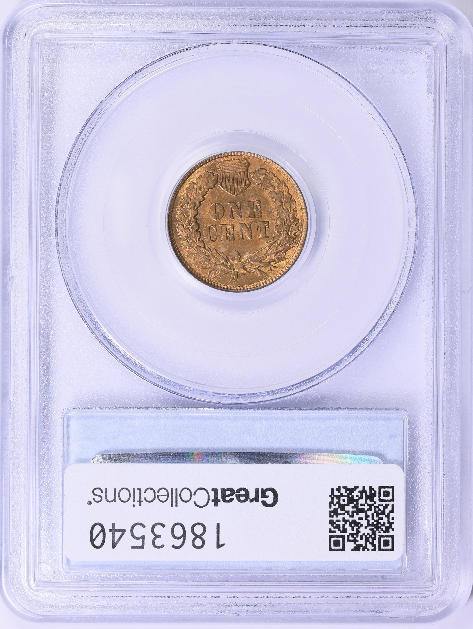 1896 Indian Cent PCGS MS-64 RB (Item 1863540) | GreatCollections Coin ...