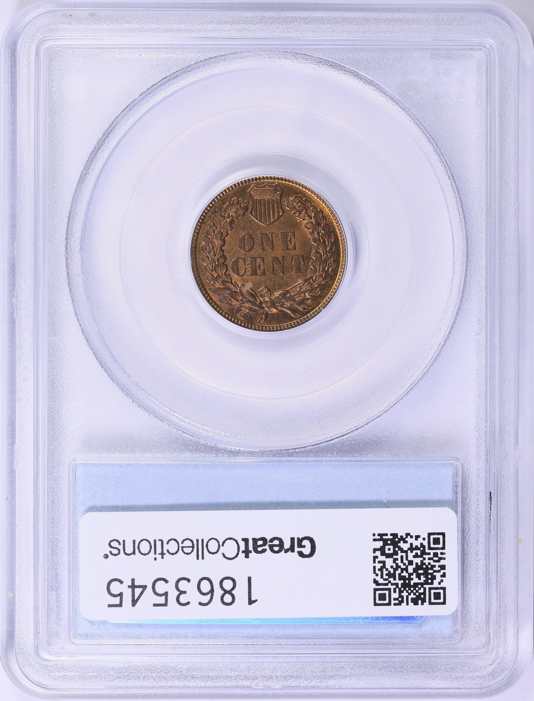 1880 Indian Cent PCGS MS-64 RB (Item 1863545) | GreatCollections Coin Auctions