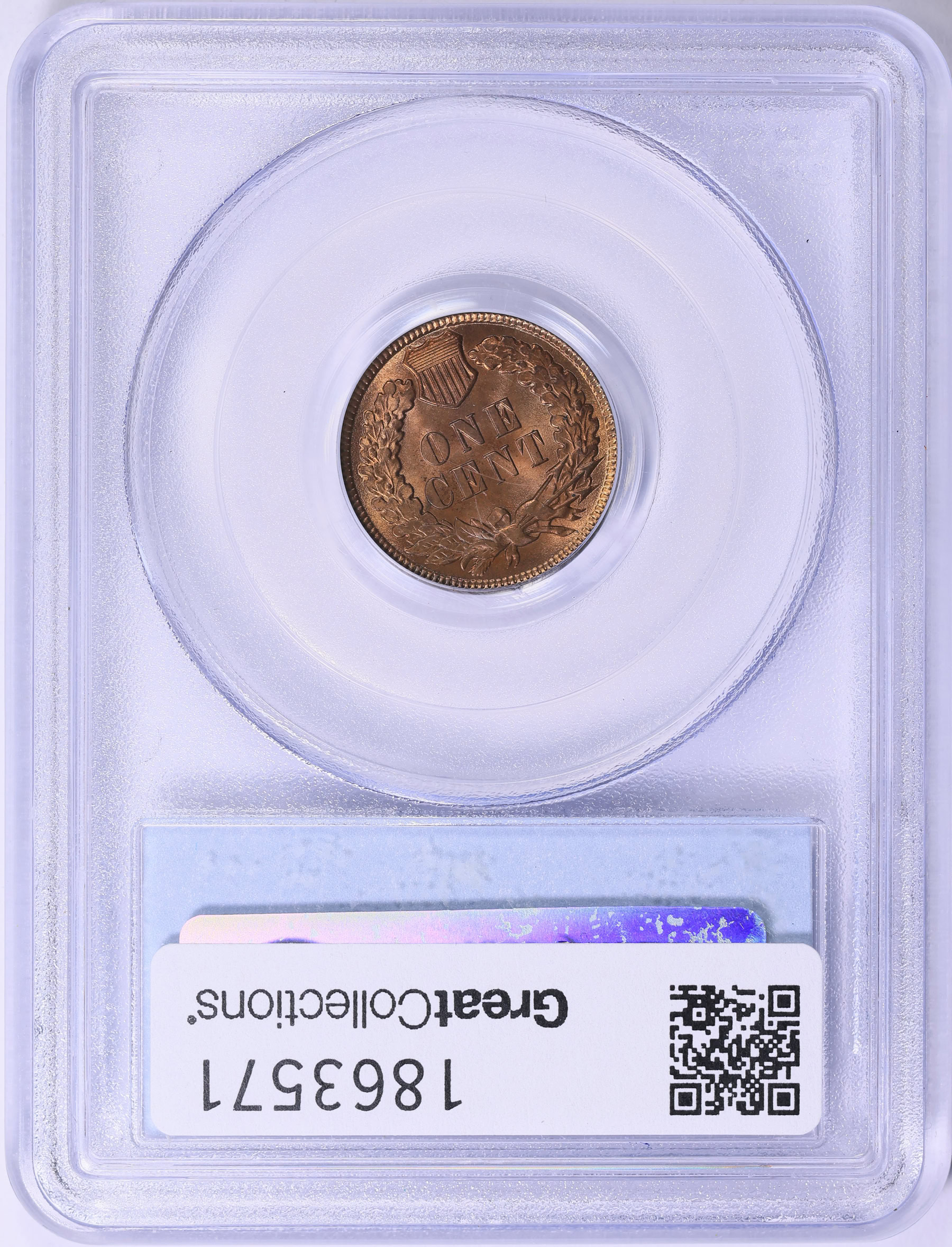 1895 Indian Cent PCGS MS-64 RB (Item 1863571) | GreatCollections Coin Auctions