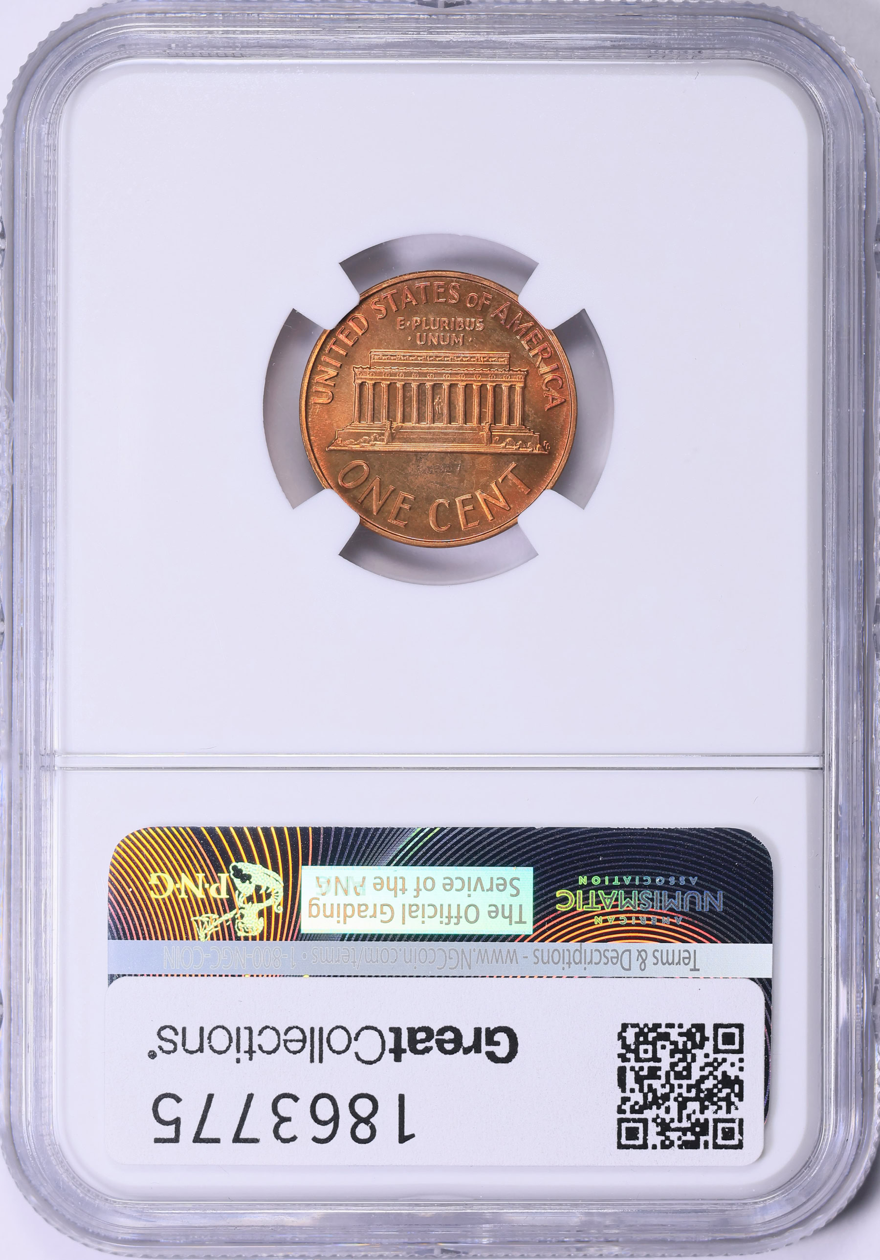 1967 Lincoln Cent SMS NGC MS-67 RD (Toned) (Item 1863775 ...