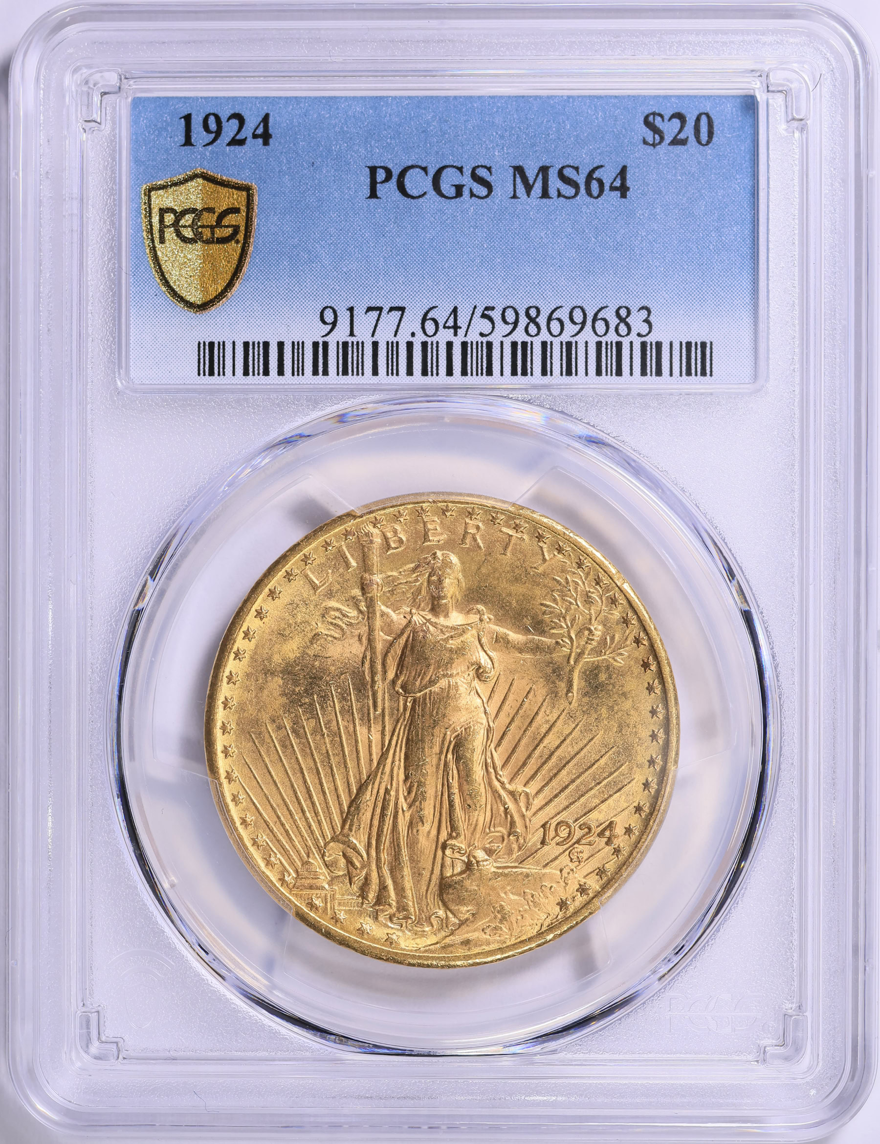 1924 Saint-Gaudens Gold Double Eagle PCGS MS-64 (Item 1864039) | GreatCollections Coin Auctions