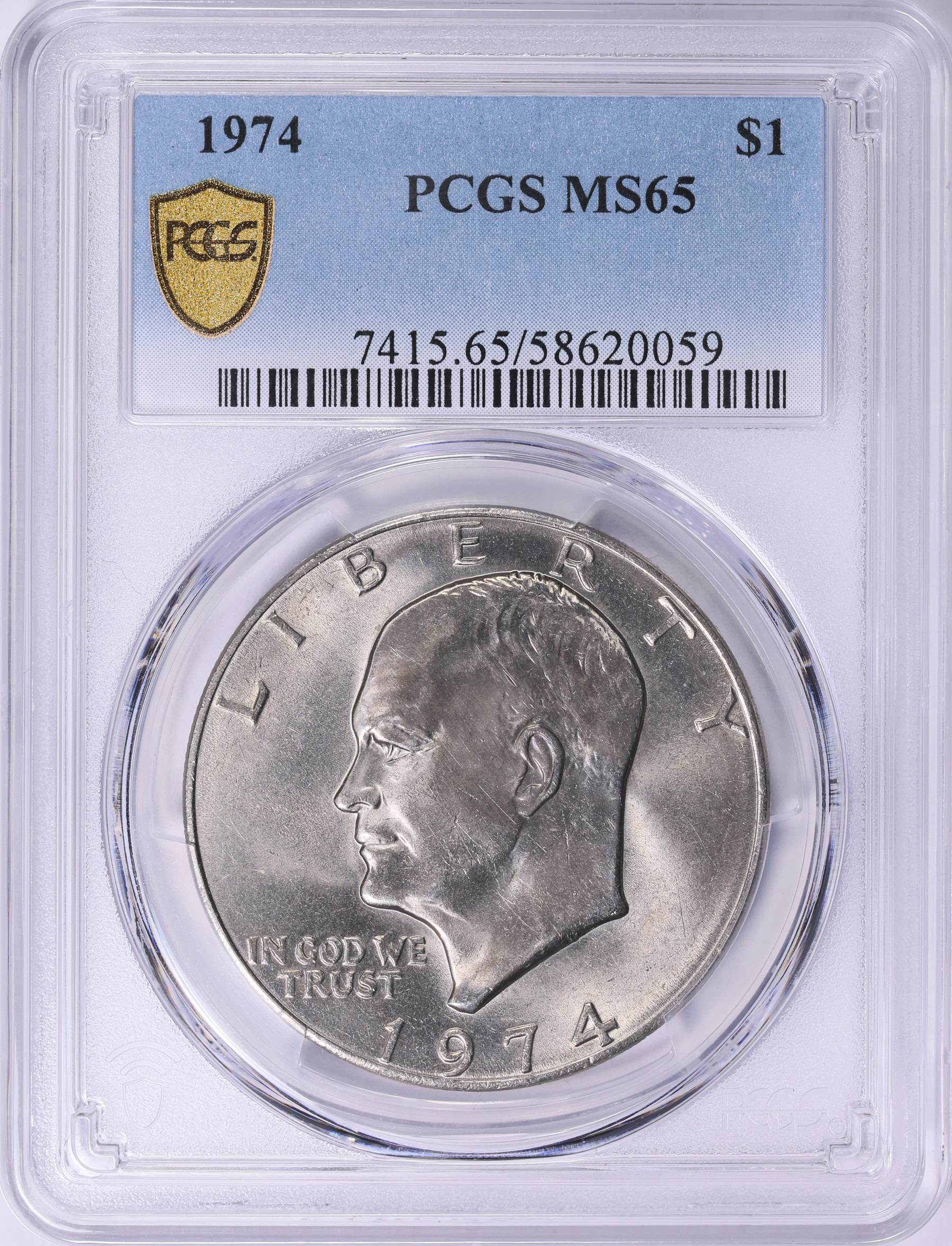 1974 Eisenhower Dollar PCGS MS-65 (Item 1864140) | GreatCollections ...