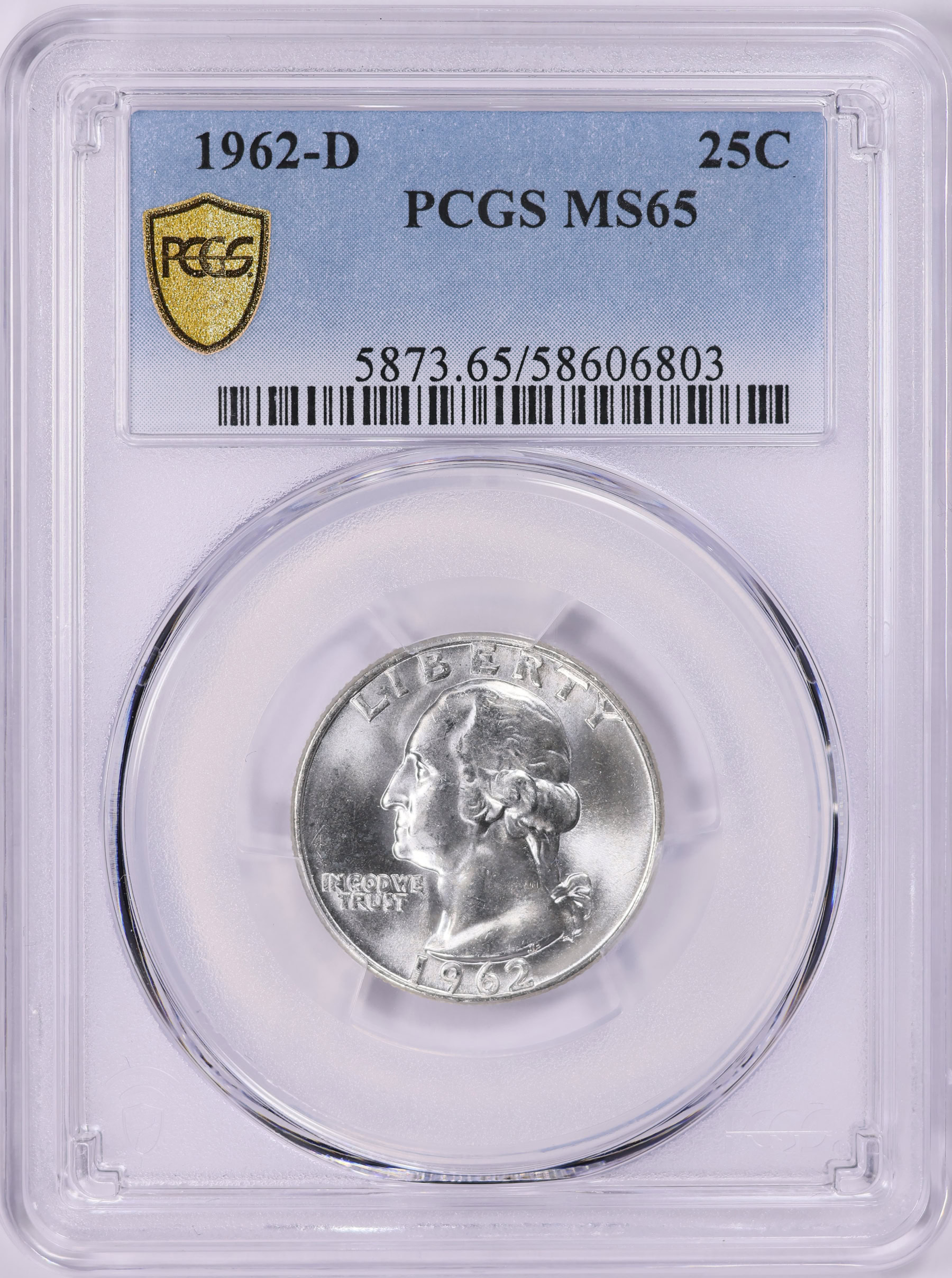 1962-D Washington Quarter PCGS MS-65 (Item 1864144) | GreatCollections Coin Auctions