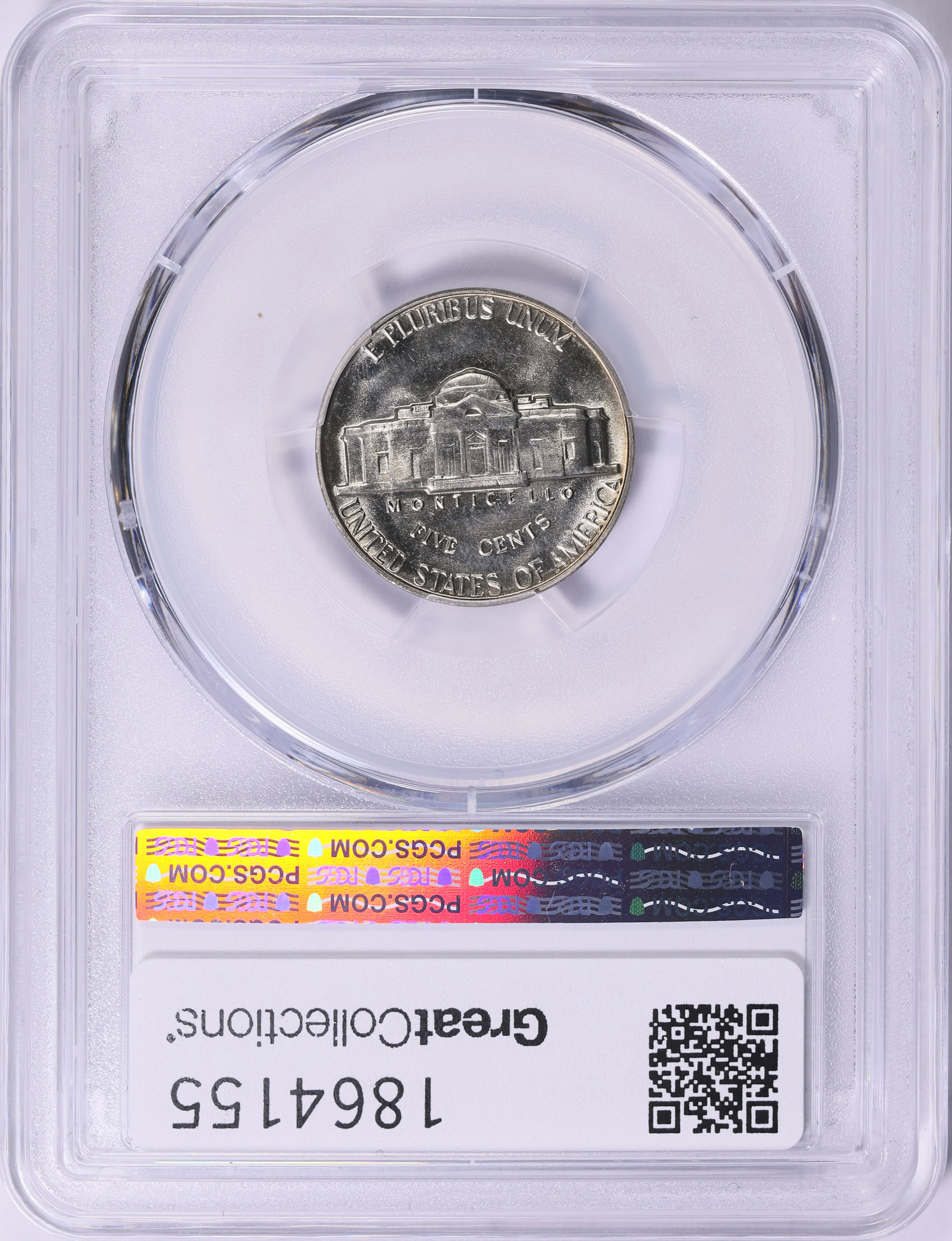 1968-S Jefferson Nickel PCGS MS-66 (Item 1864155) | GreatCollections ...
