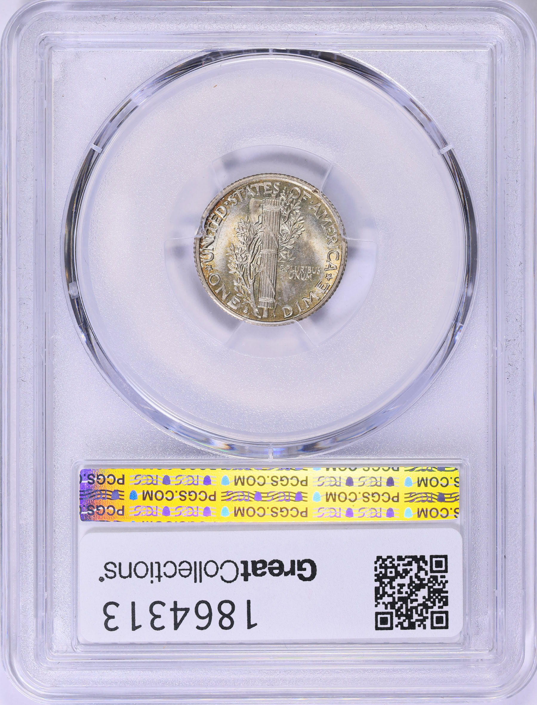 1941-S/S Mercury Dime Repunched Mintmark FS-501 PCGS MS-63 FB (Item 1864313) | GreatCollections ...