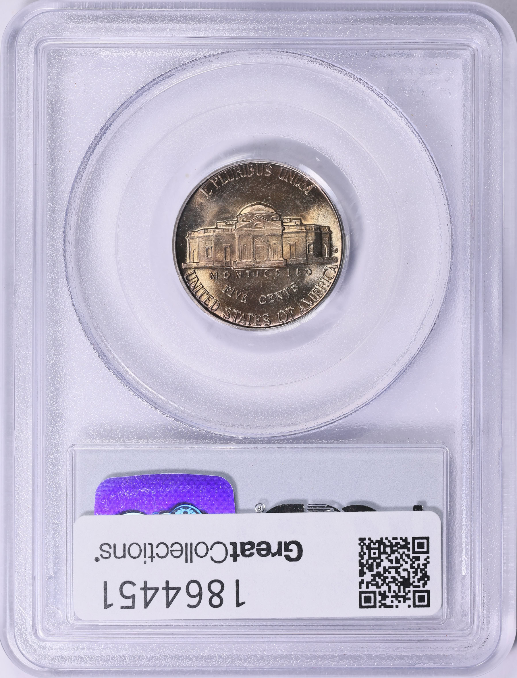 1940-D Jefferson Nickel PCGS MS-66 FS (Item 1864451) | GreatCollections Coin Auctions