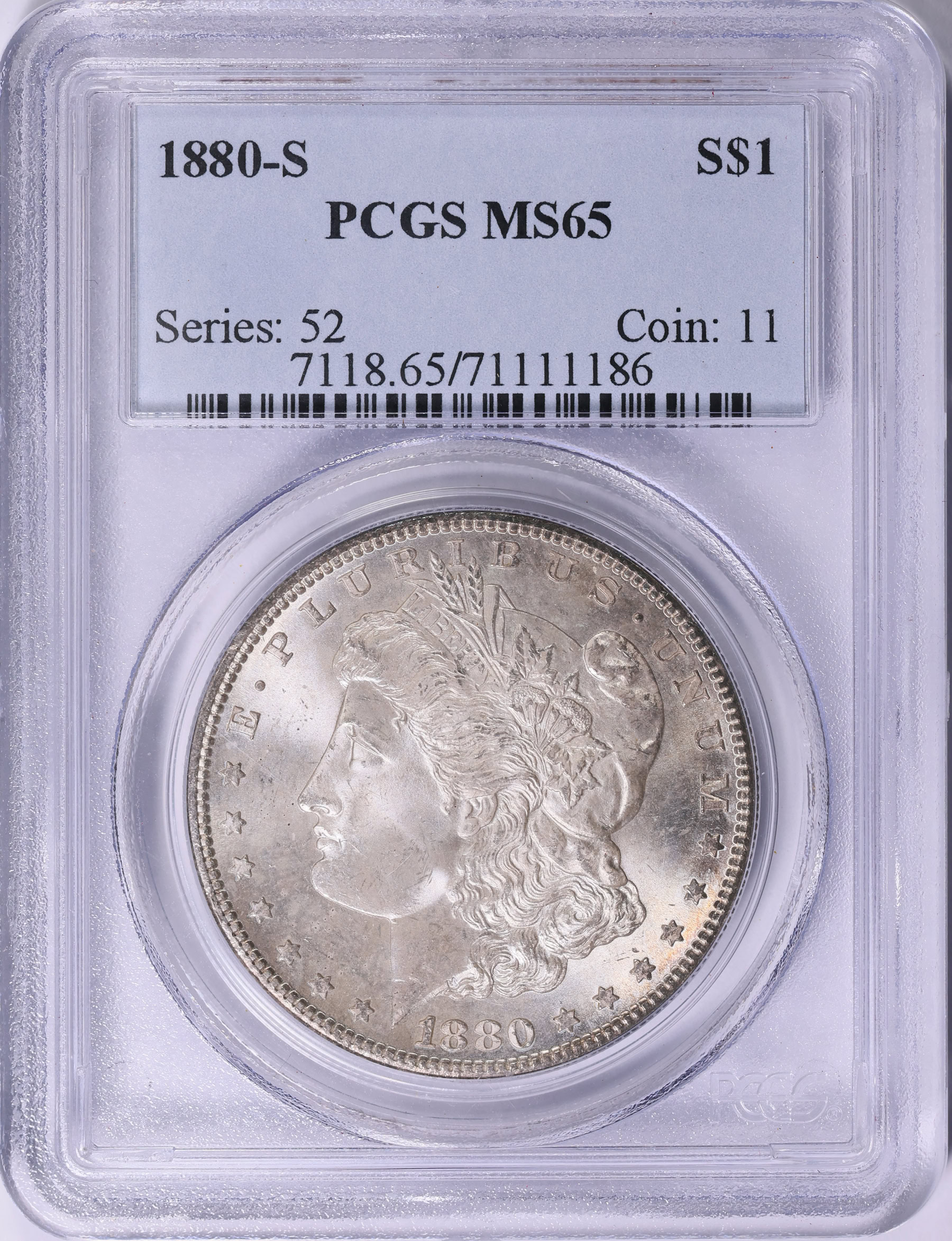 1880-S Morgan Silver Dollar PCGS MS-65 (Item 1864539 ...