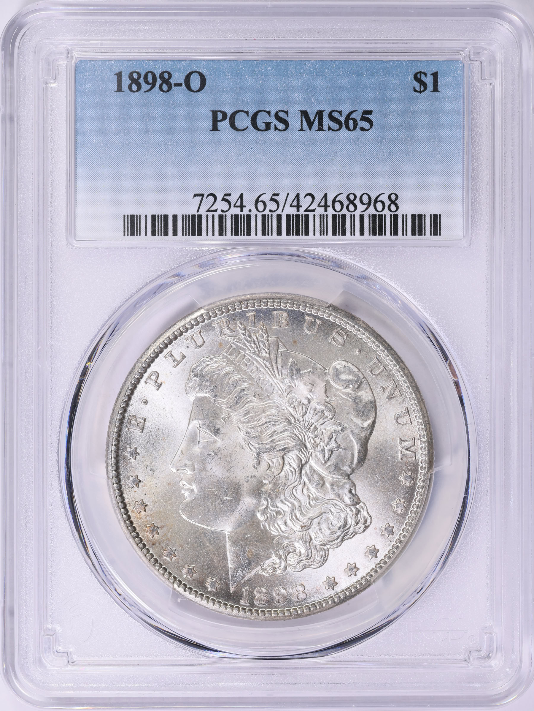 1898-O Morgan Silver Dollar PCGS MS-65 (Item 1864566) | GreatCollections Coin Auctions