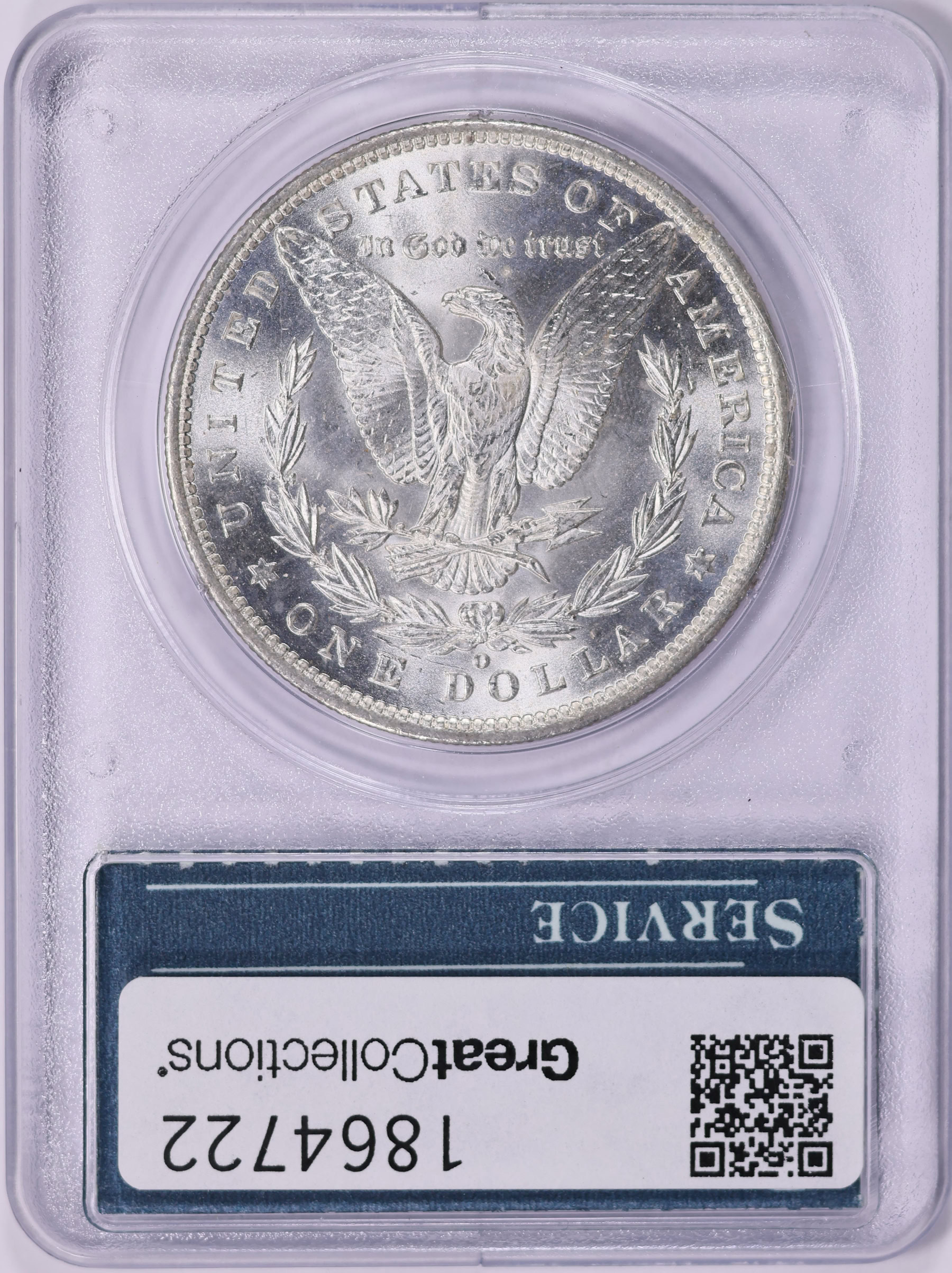 1884-O Morgan Silver Dollar PCGS MS-64 OGH (1st Gen) (Item 1864722) | GreatCollections Coin Auctions